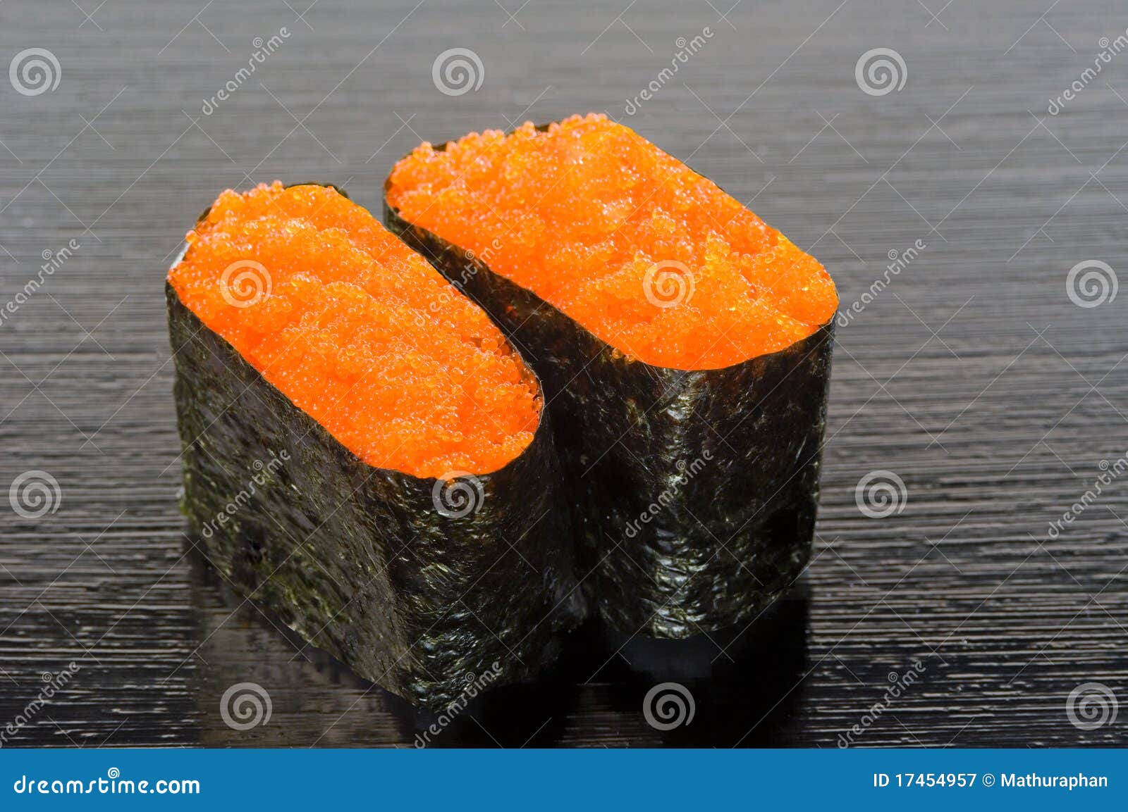 Ebiko Sushi stock image. Image of dish, cucumber, cook - 17454957