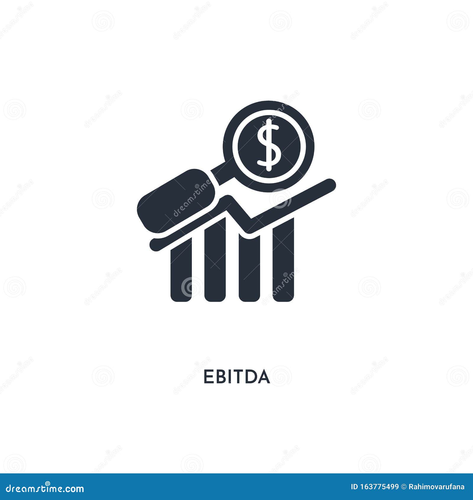 Ebitda Icon. Trendy Ebitda Logo Concept On White Background From ...