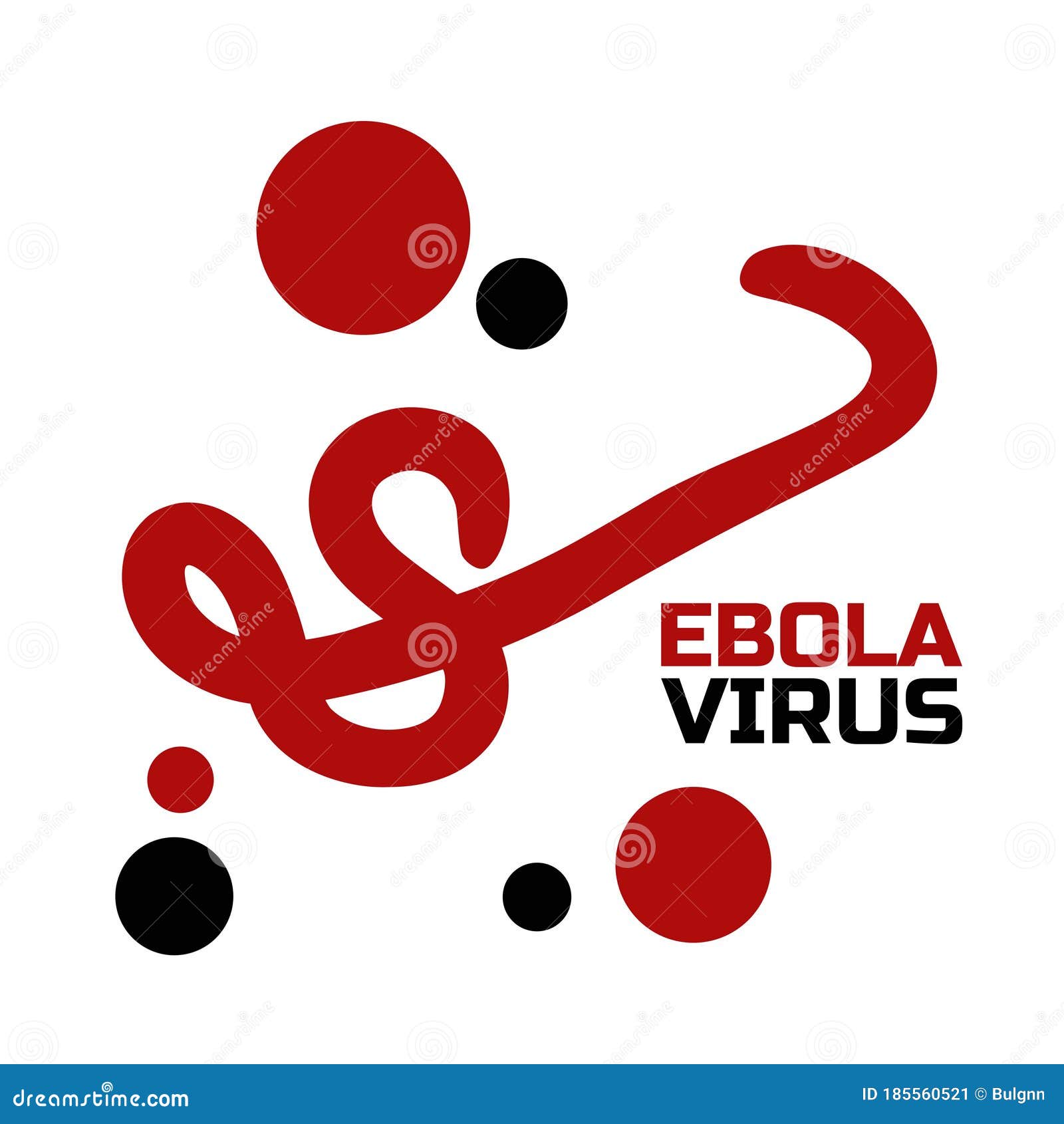 Ebola Virus Concept. Template for Background, Banner, Poster. Vector ...