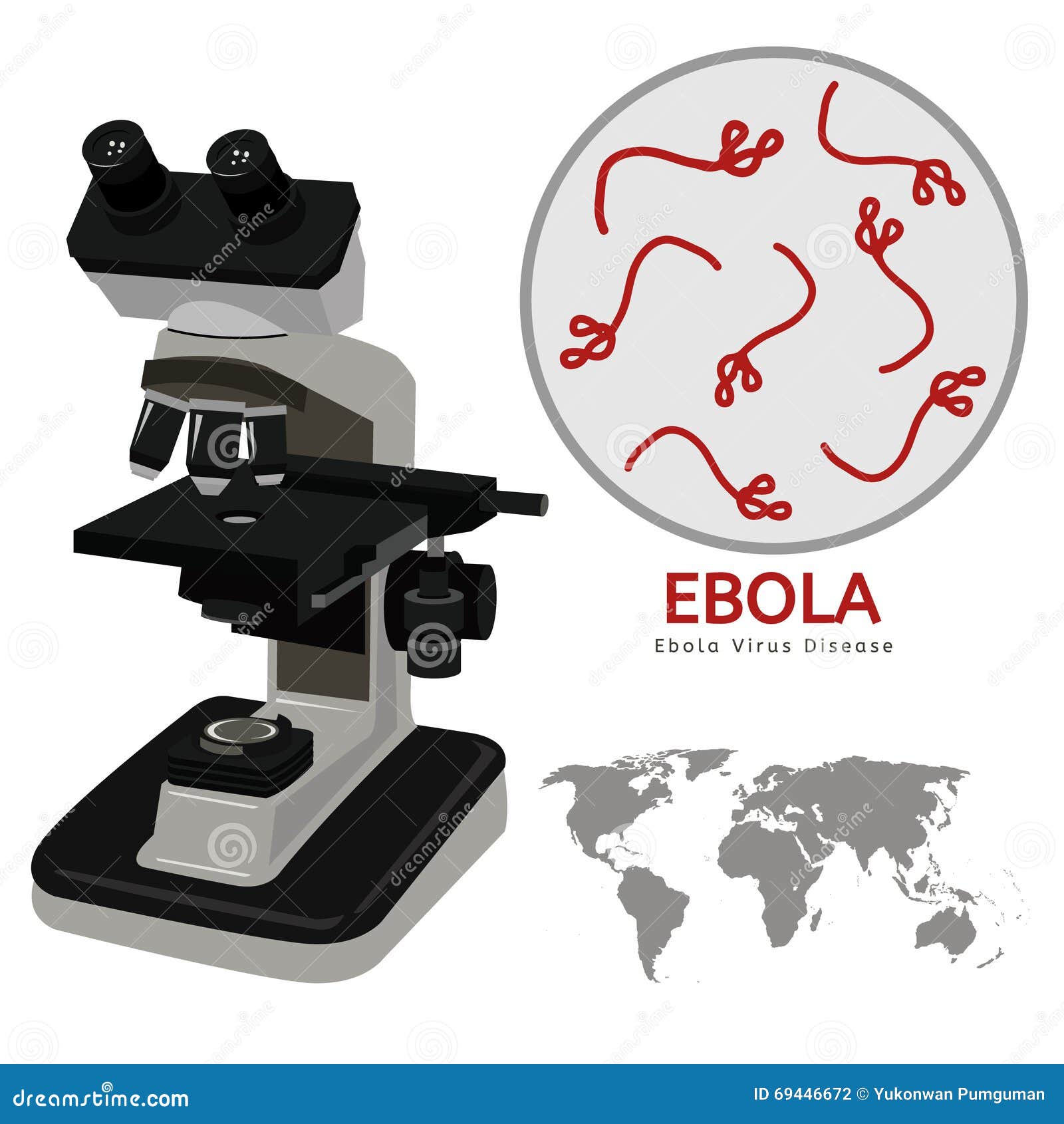 Ebola Virus Disease Info Graphic Vector Stock Vector - Illustration of ...
