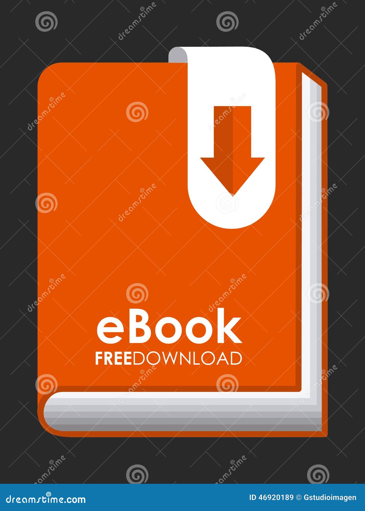 Ebook design stock vector. Illustration of book, magazine - 46920189