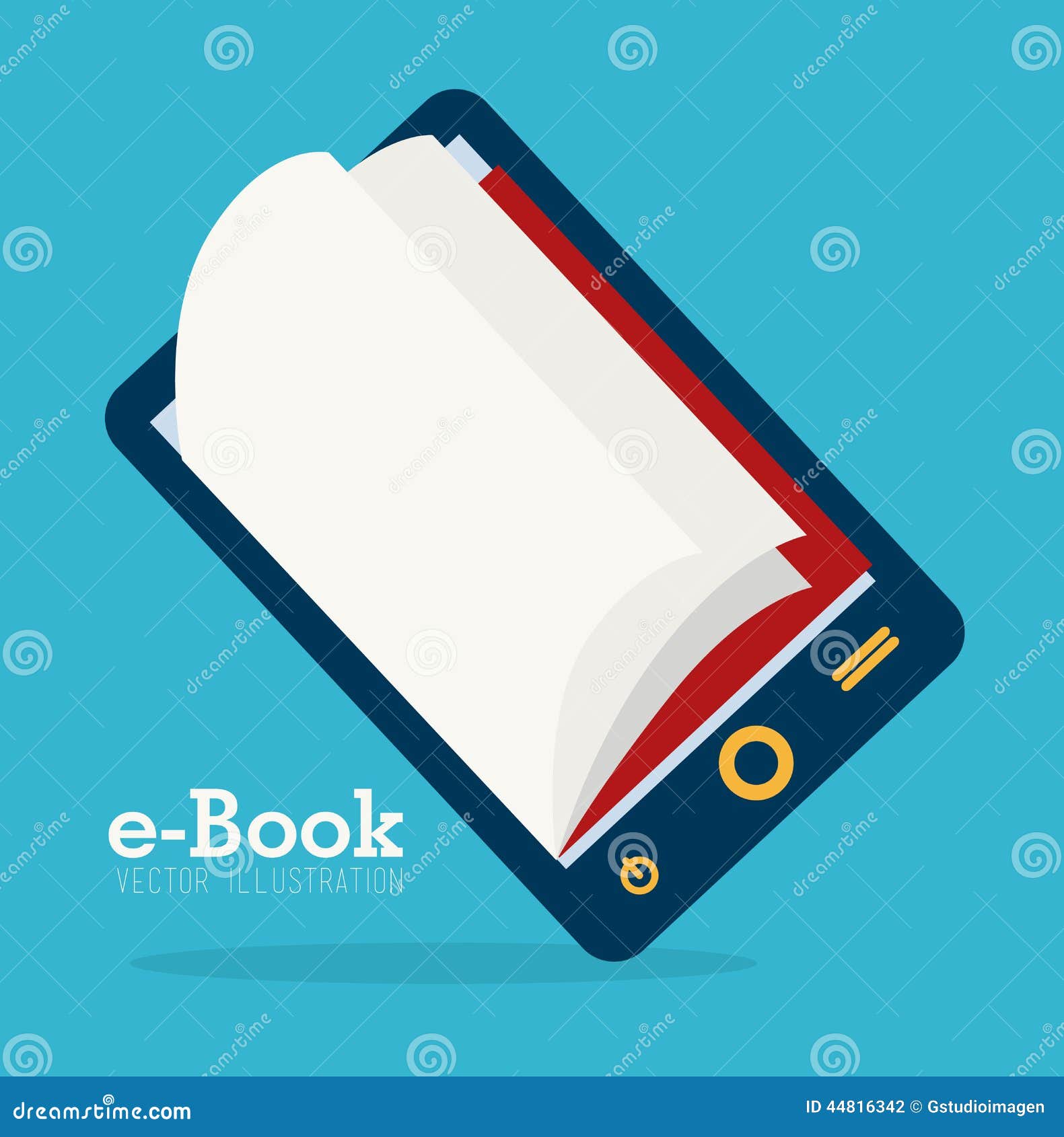 EBook design stock vector. Illustration of electronic - 44816342