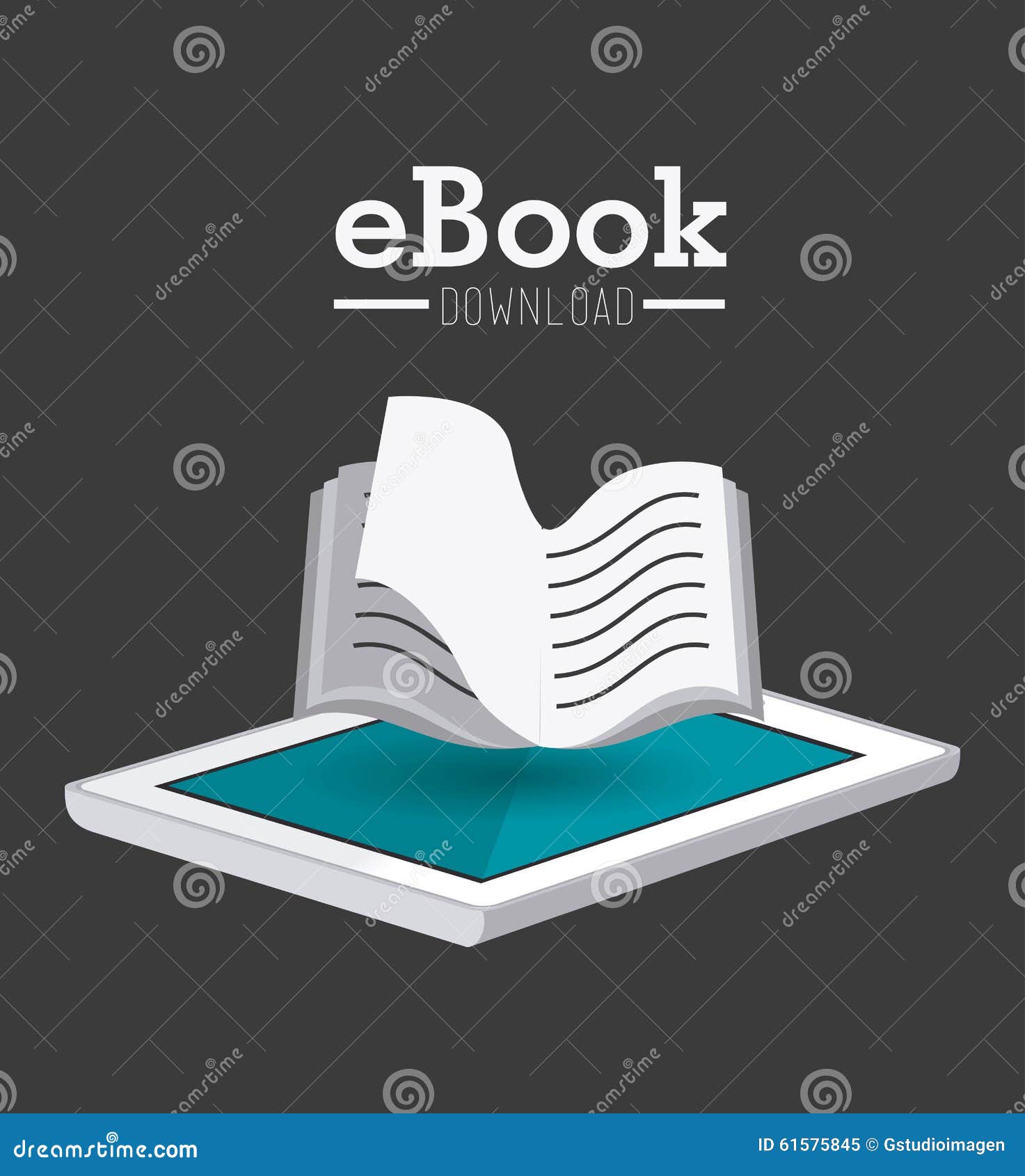 Ebook design. stock vector. Illustration of education - 61575845
