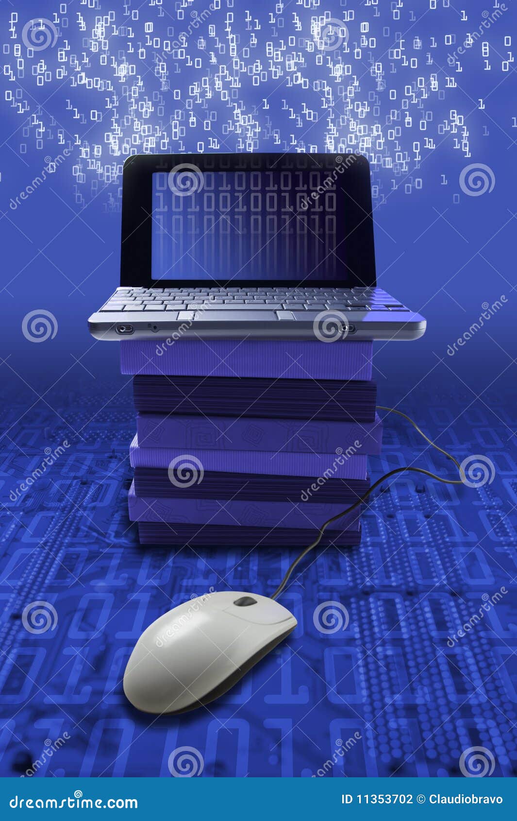 EBook - eLearning concept stock illustration. Illustration of concepts ...