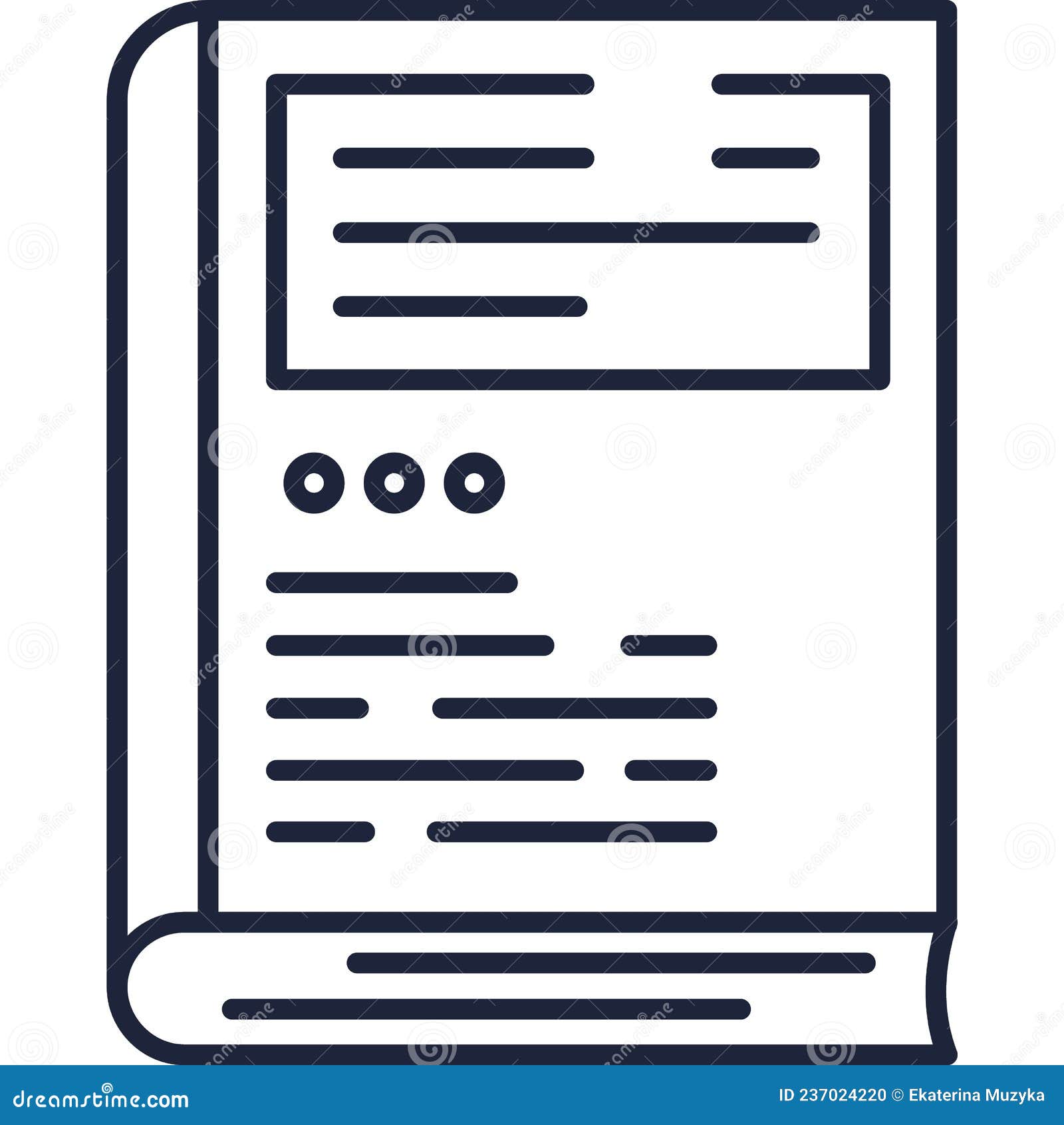 Ebook Icon Book Reader App Vector Logo Stock Vector - Illustration of ...