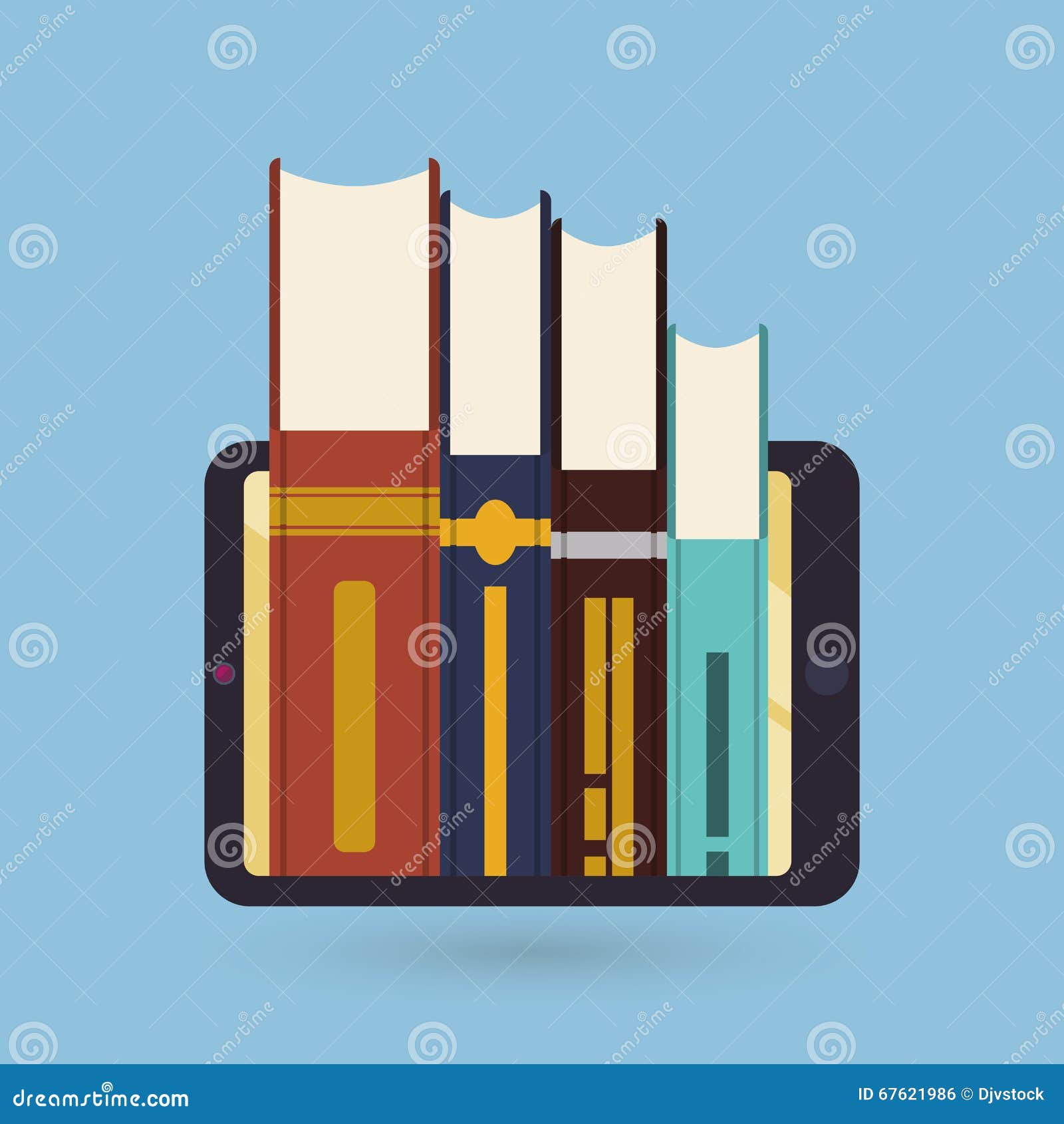 Ebook icon design stock vector. Illustration of device - 67621986