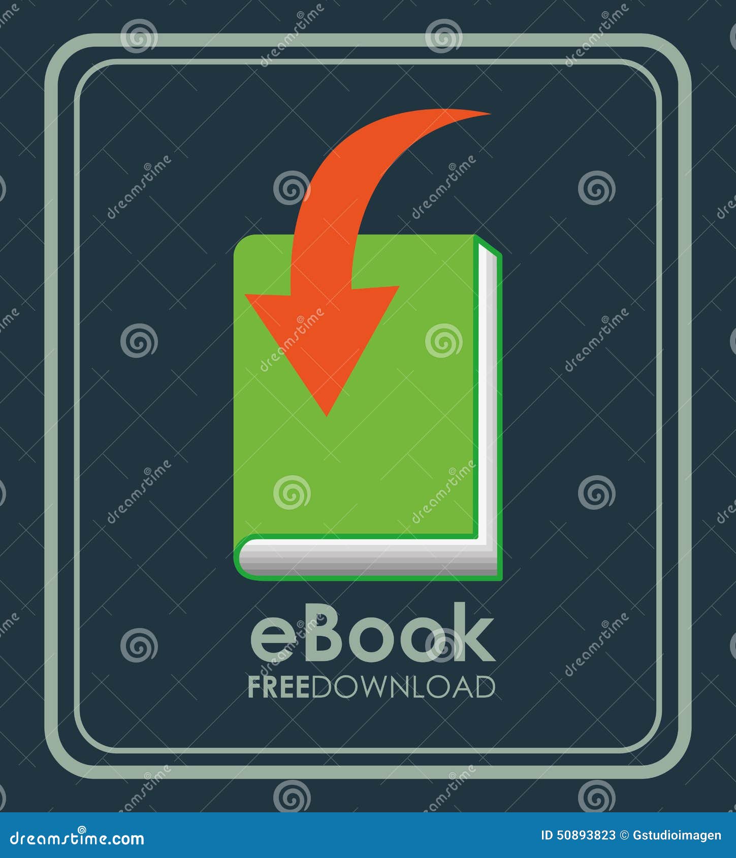Ebook icon stock vector. Illustration of symbol, magazine - 50893823