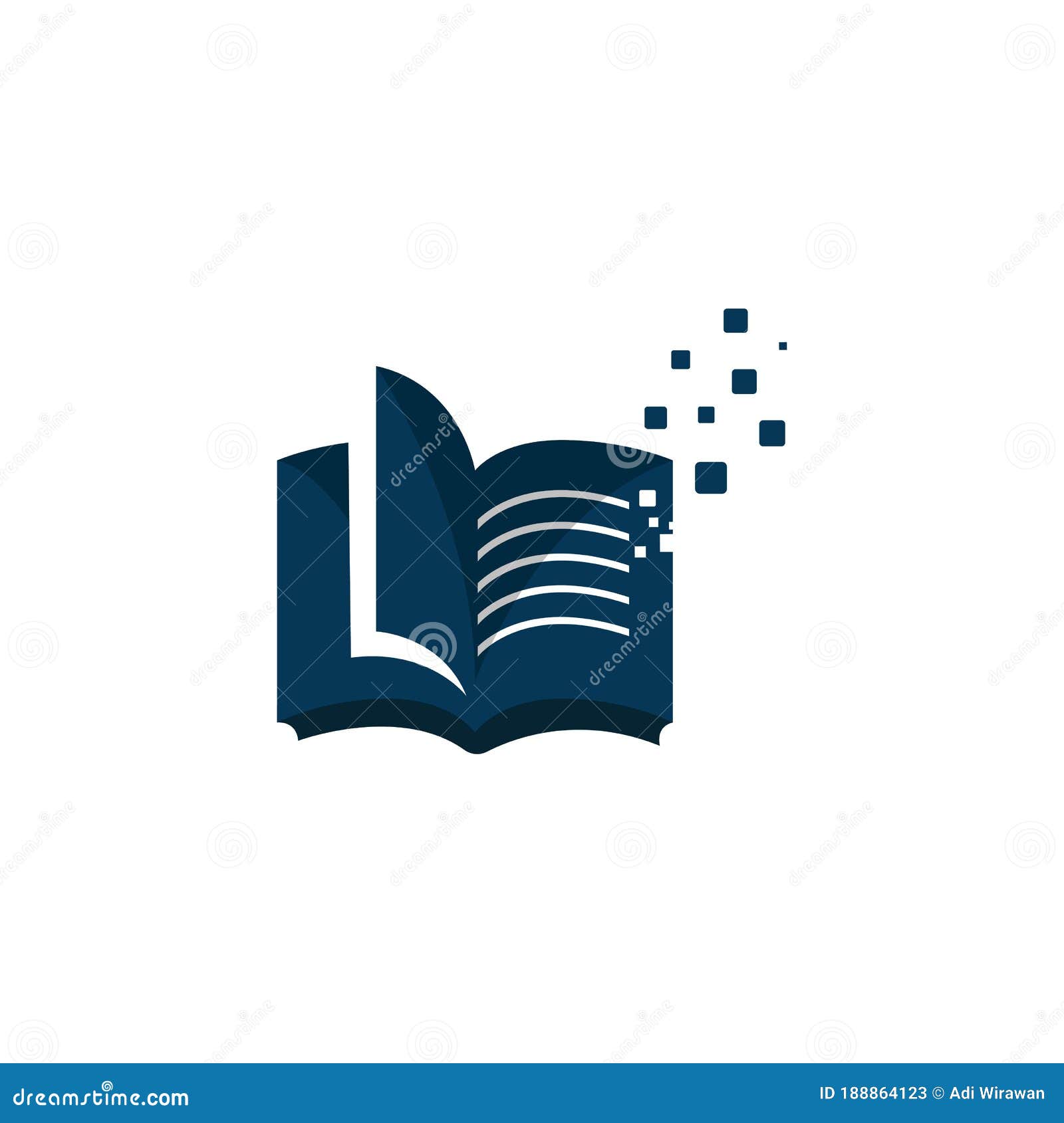 E-book Logo Design Vector Digital Technology Vector Stock Vector ...