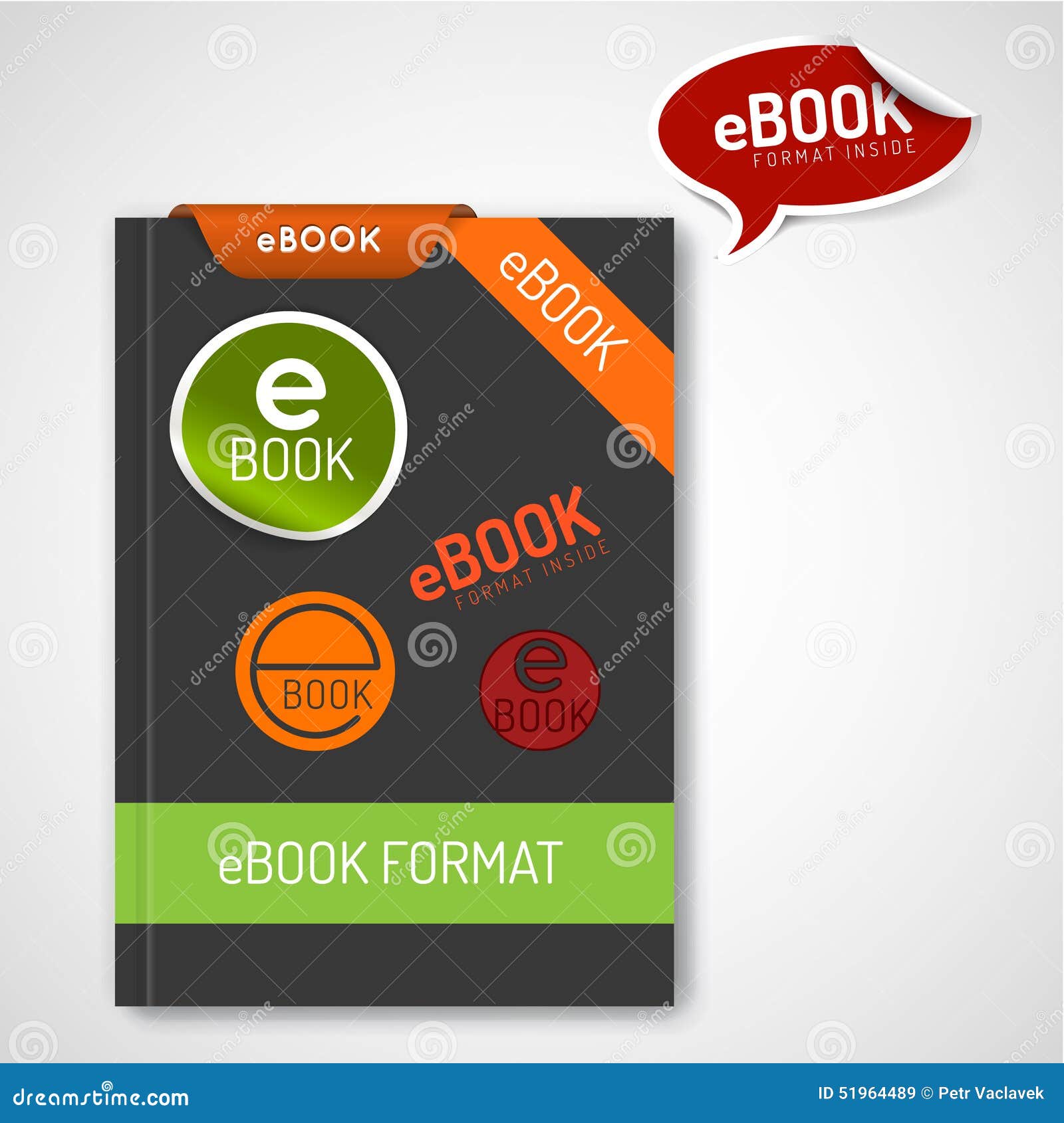 Ebook Markers - Stickers, Corners, Labels Stock Vector - Illustration ...