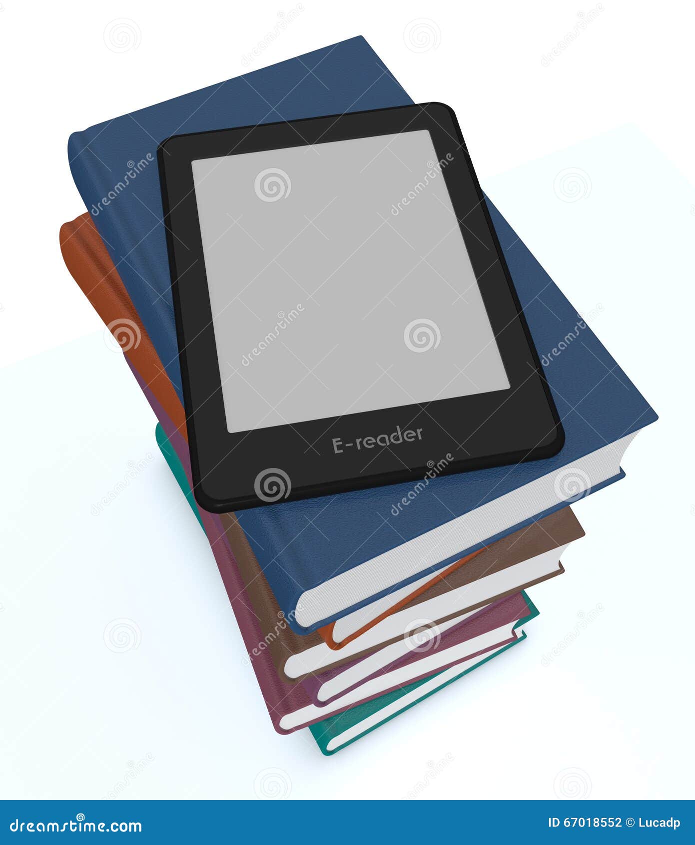 Ebook Reader. Cartoon Illustration | CartoonDealer.com #297509495