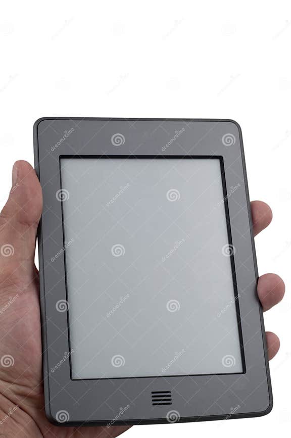 Ebook reader device stock photo. Image of isolated, read - 23576616