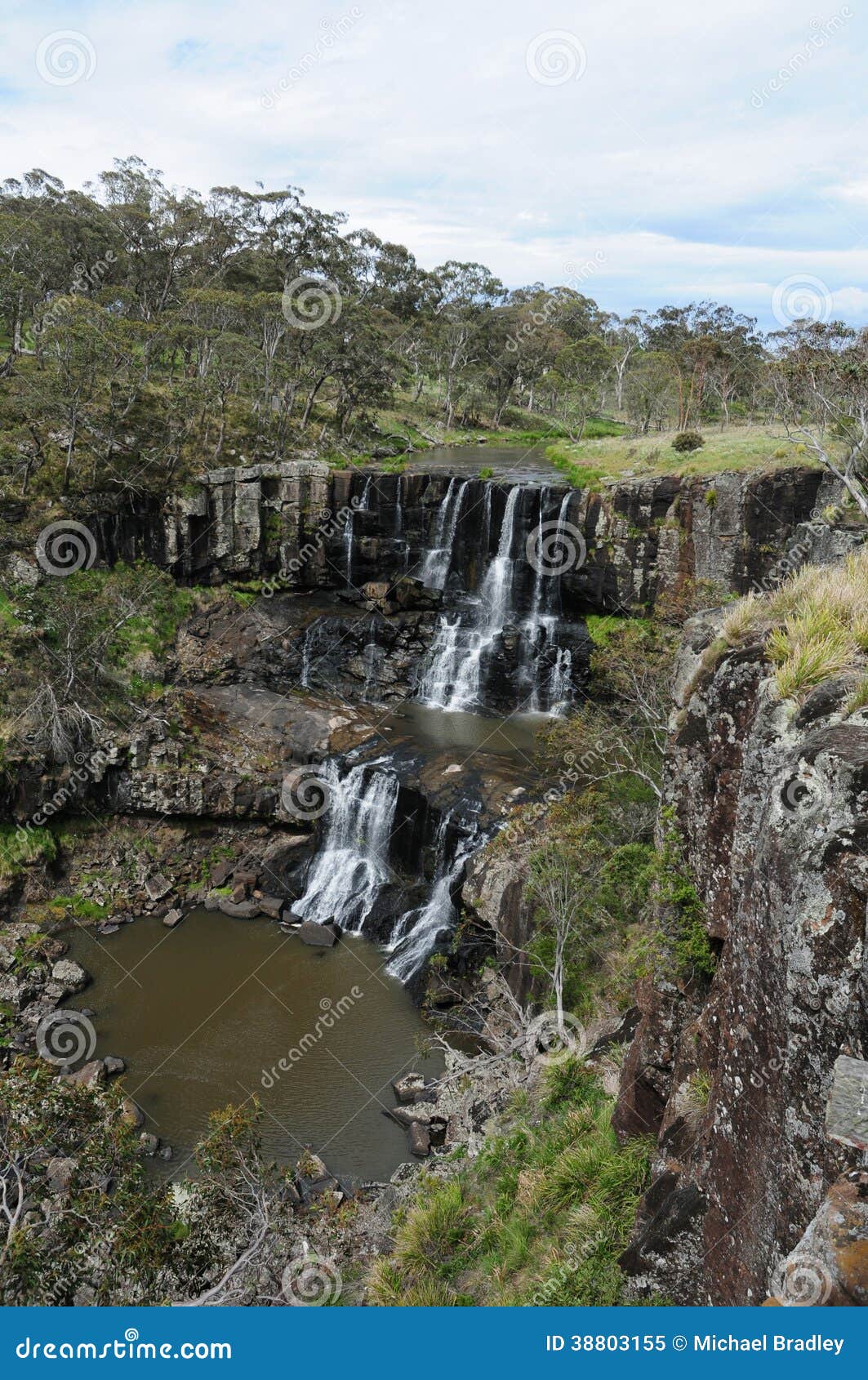 Ebor Falls stock image. Image of geology, australia, water - 38803155