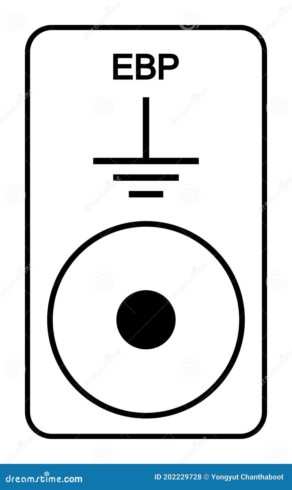 EBP Symbol Sign, Vector Illustration, Isolated on White Background ...