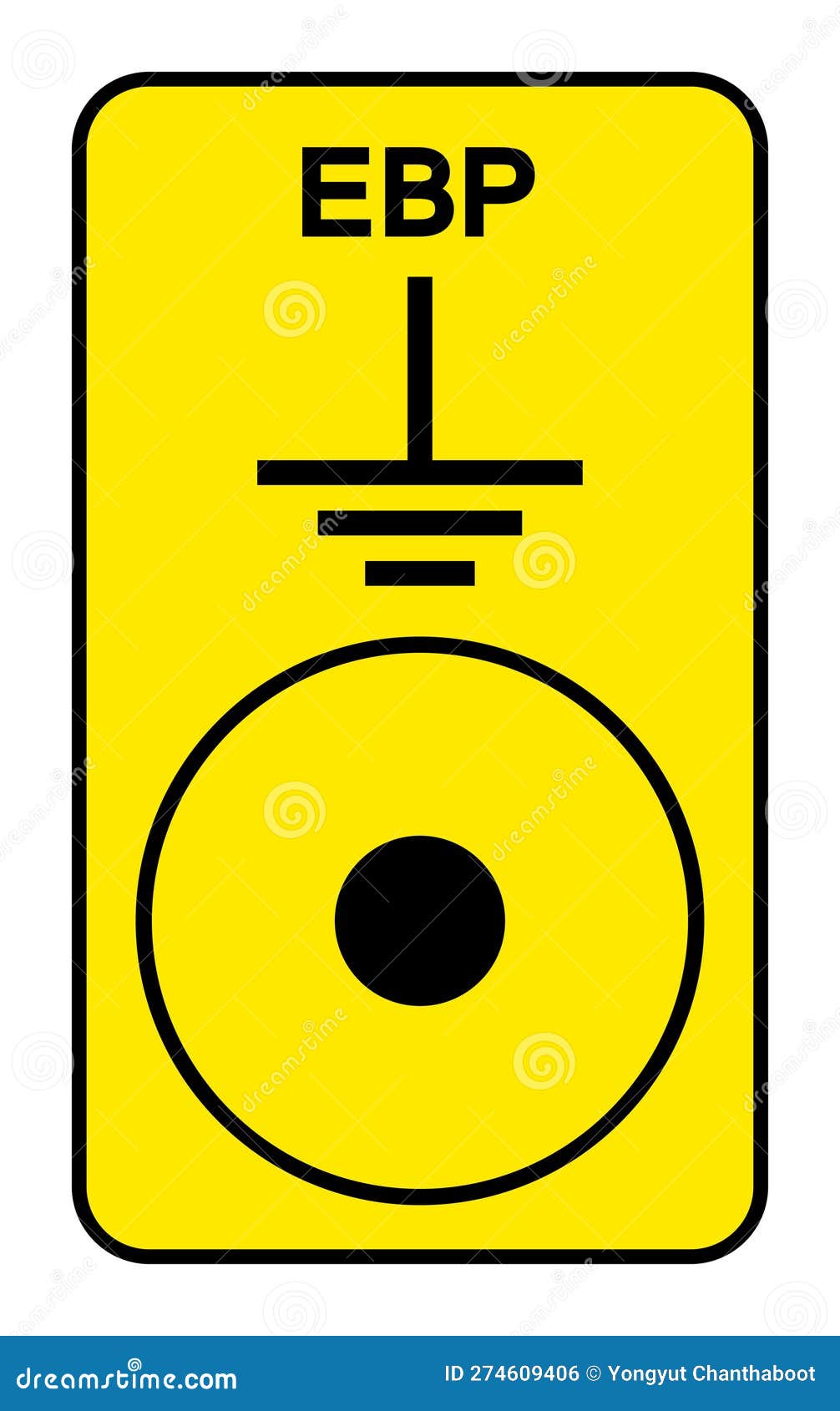 EBP Symbol Sign, Vector Illustration, Isolated on White Background ...