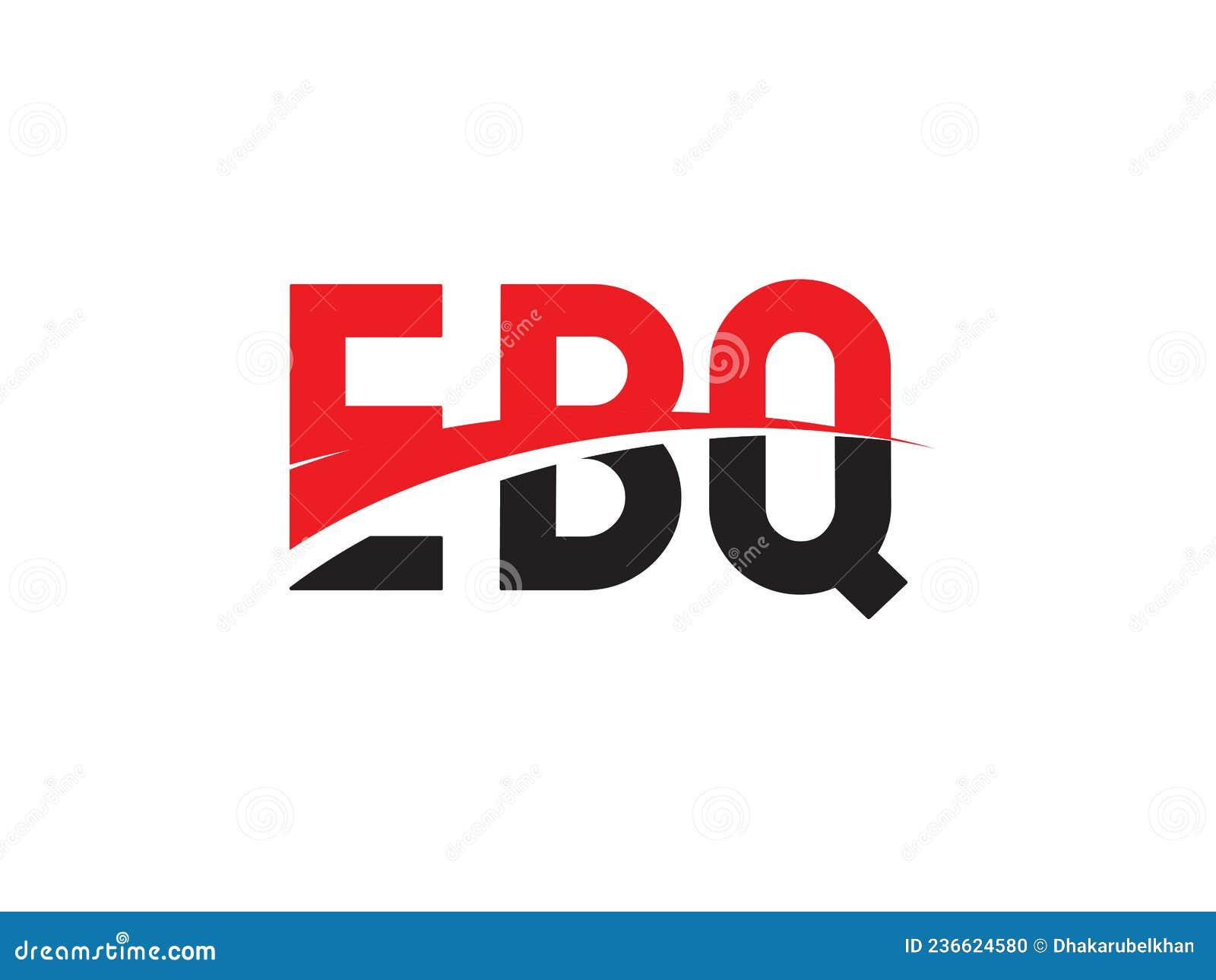 EBQ Letter Initial Logo Design Vector Illustration Stock Vector ...