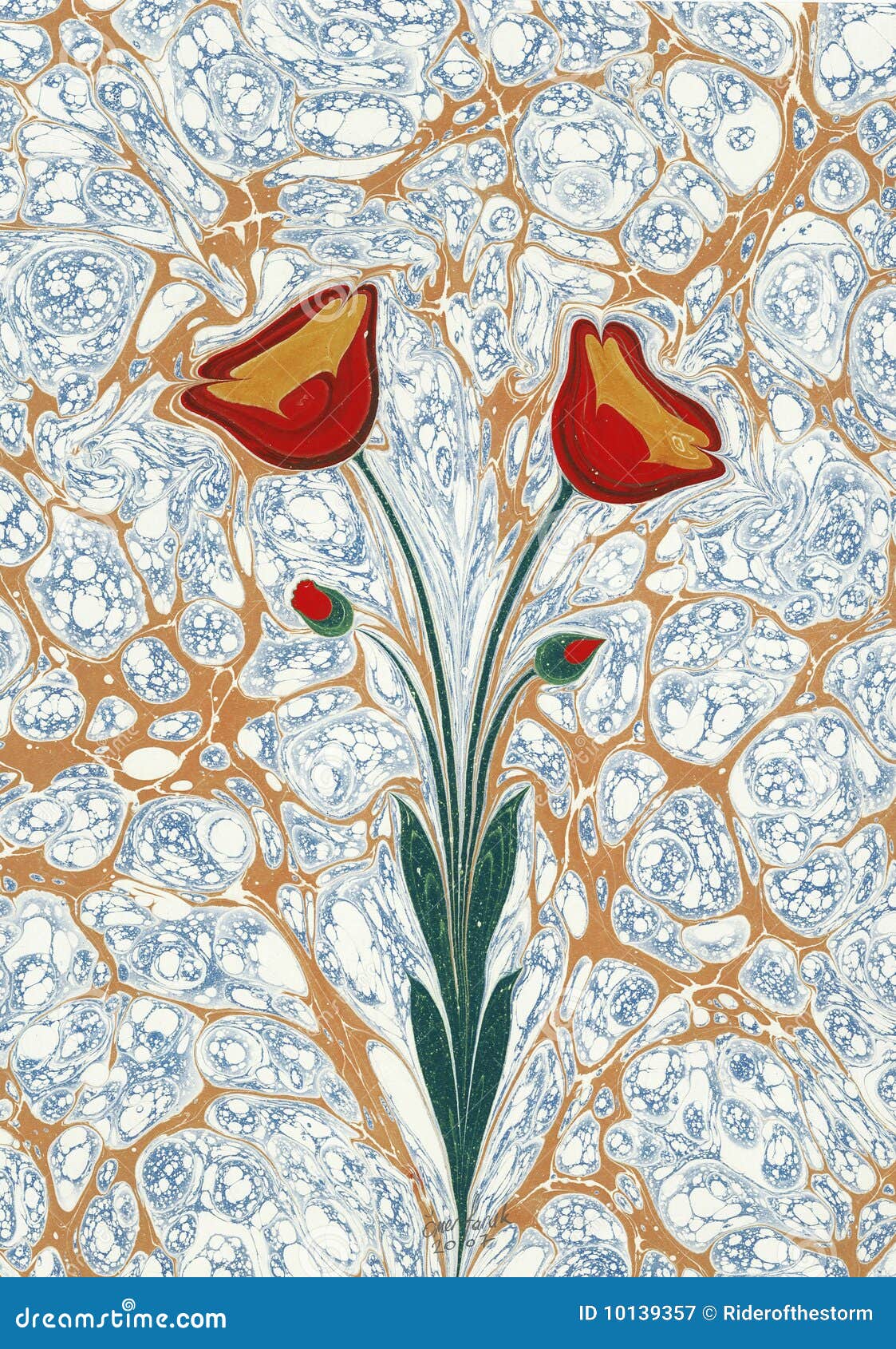 Ebru stock illustration. Illustration of ebru, history - 10139357