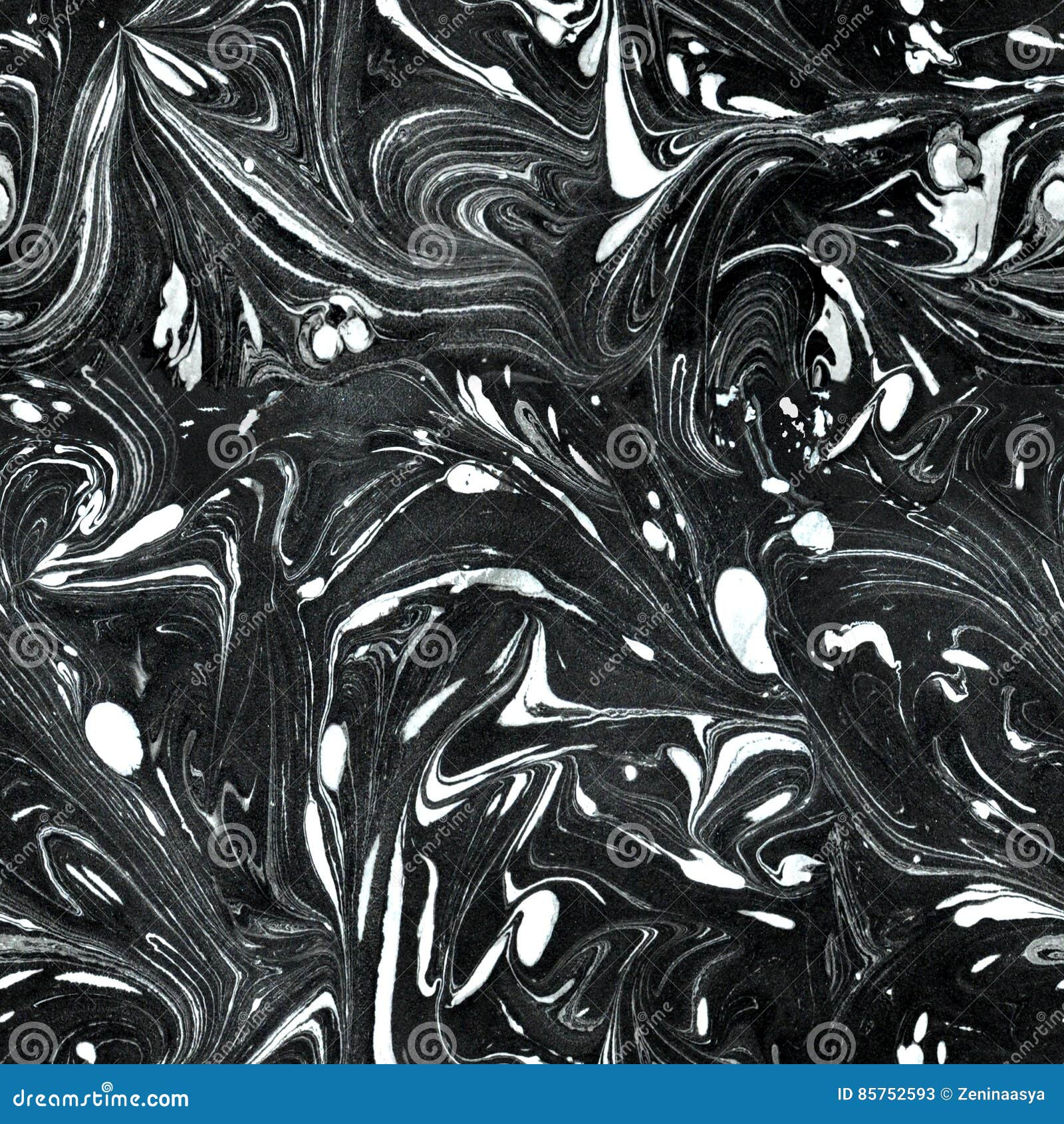 Ebru seamless pattern stock illustration. Illustration of style - 85752593