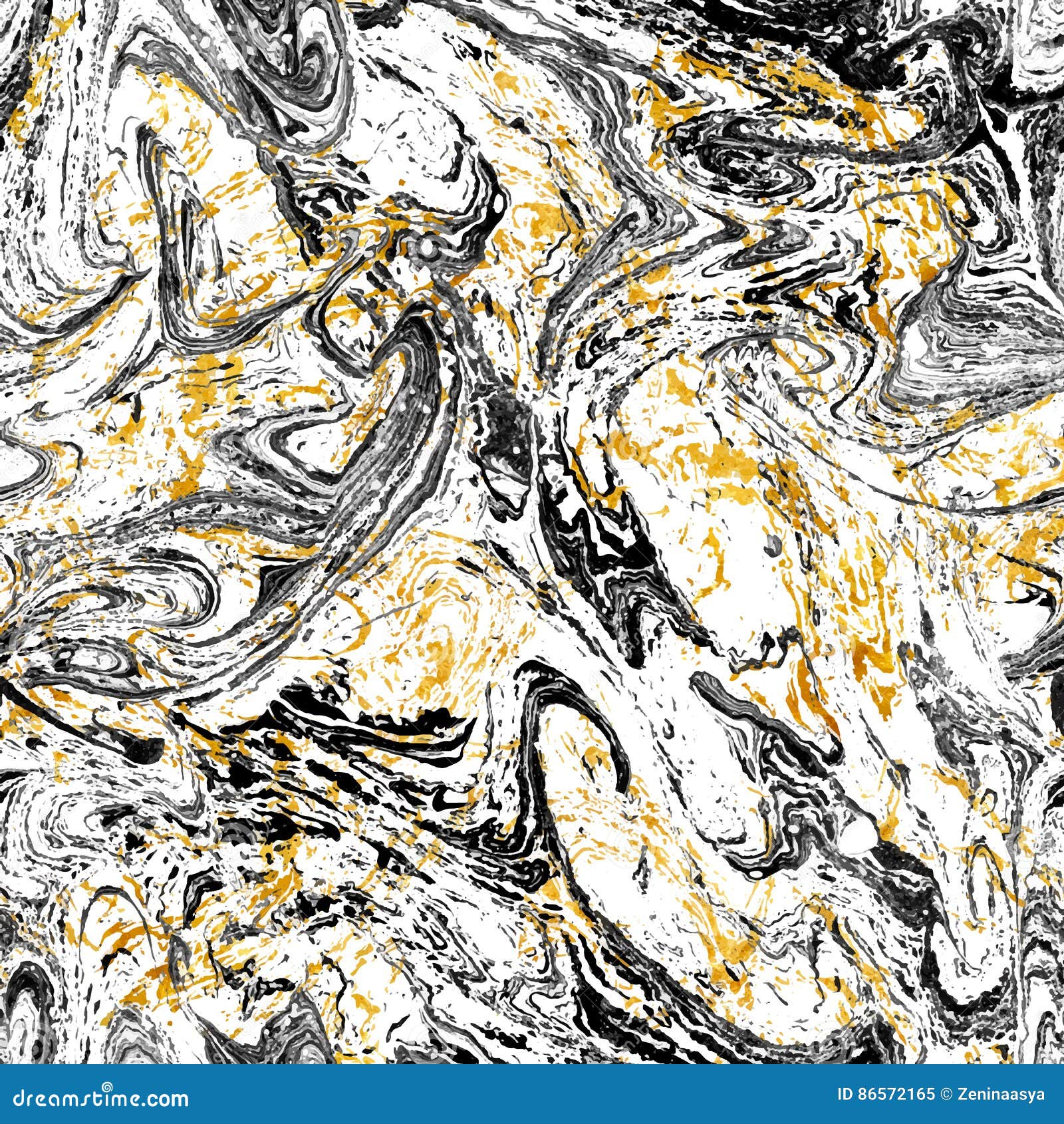 Ebru Seamless Vector Pattern Stock Vector - Illustration of hand, print ...