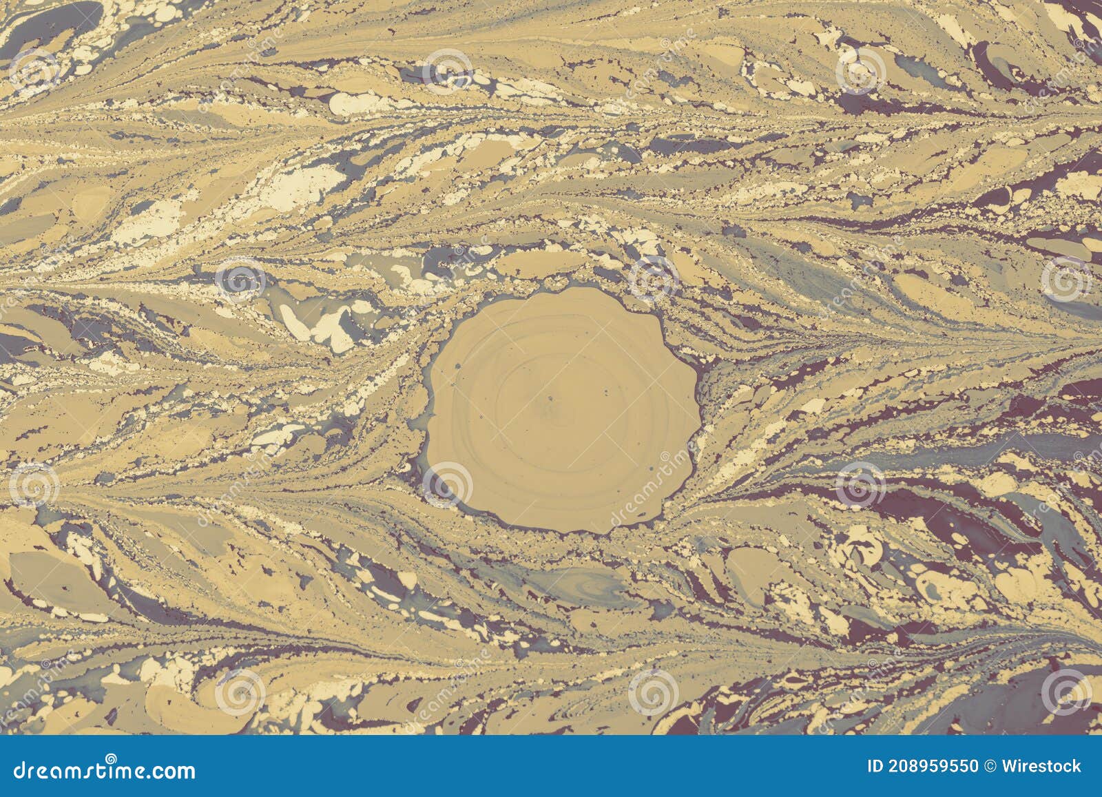 Ebru Technique Pattern in Light Brown and Gray Colors Stock Photo ...