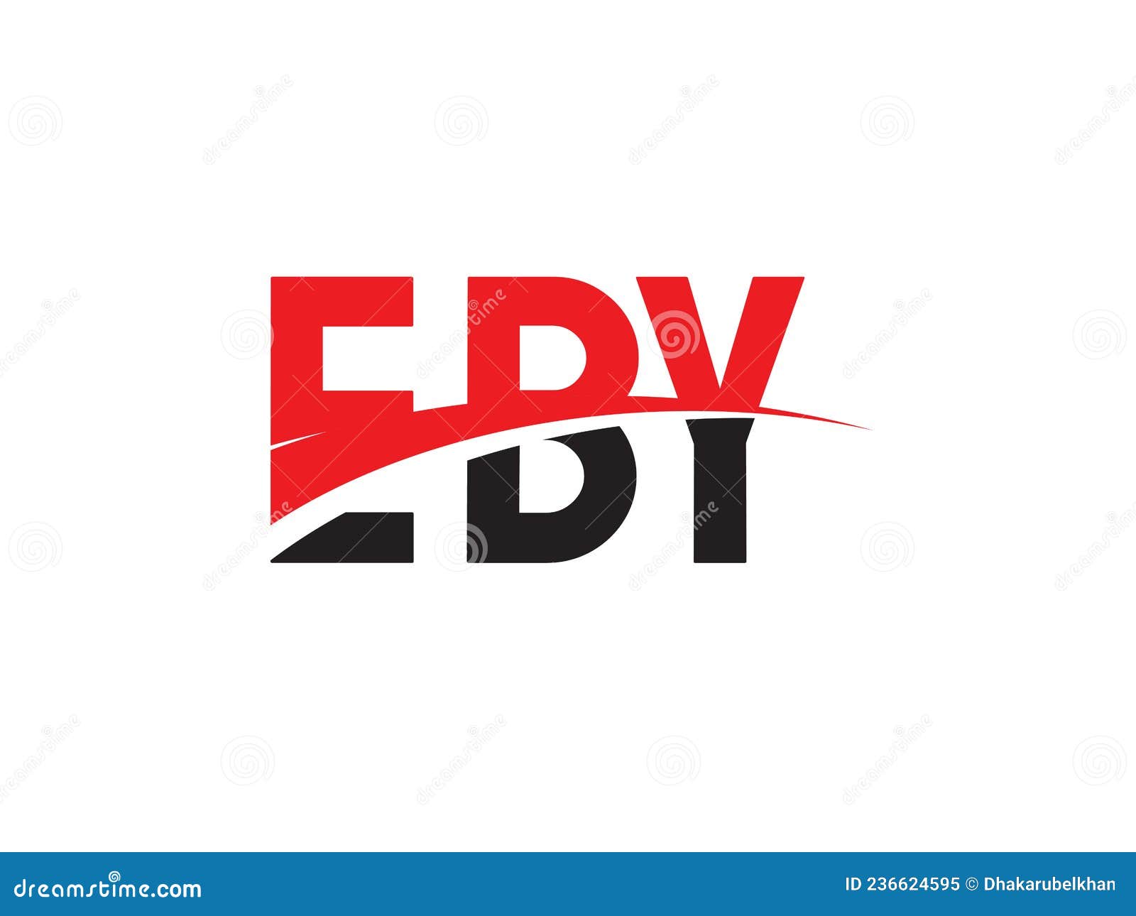 EBY Letter Initial Logo Design Vector Illustration Stock Vector ...