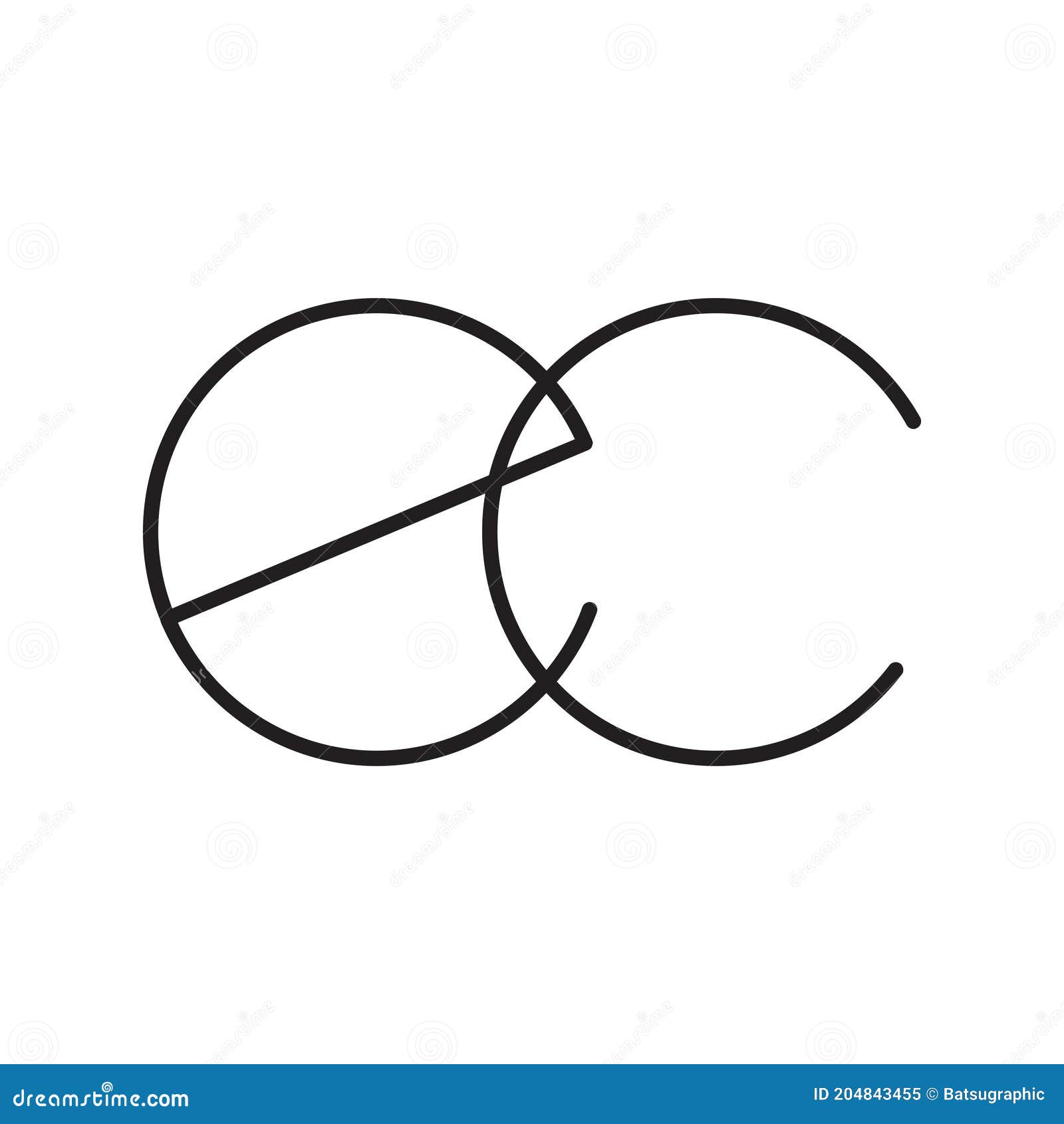 Ec Initial Letter Vector Logo Icon Stock Vector - Illustration of ...
