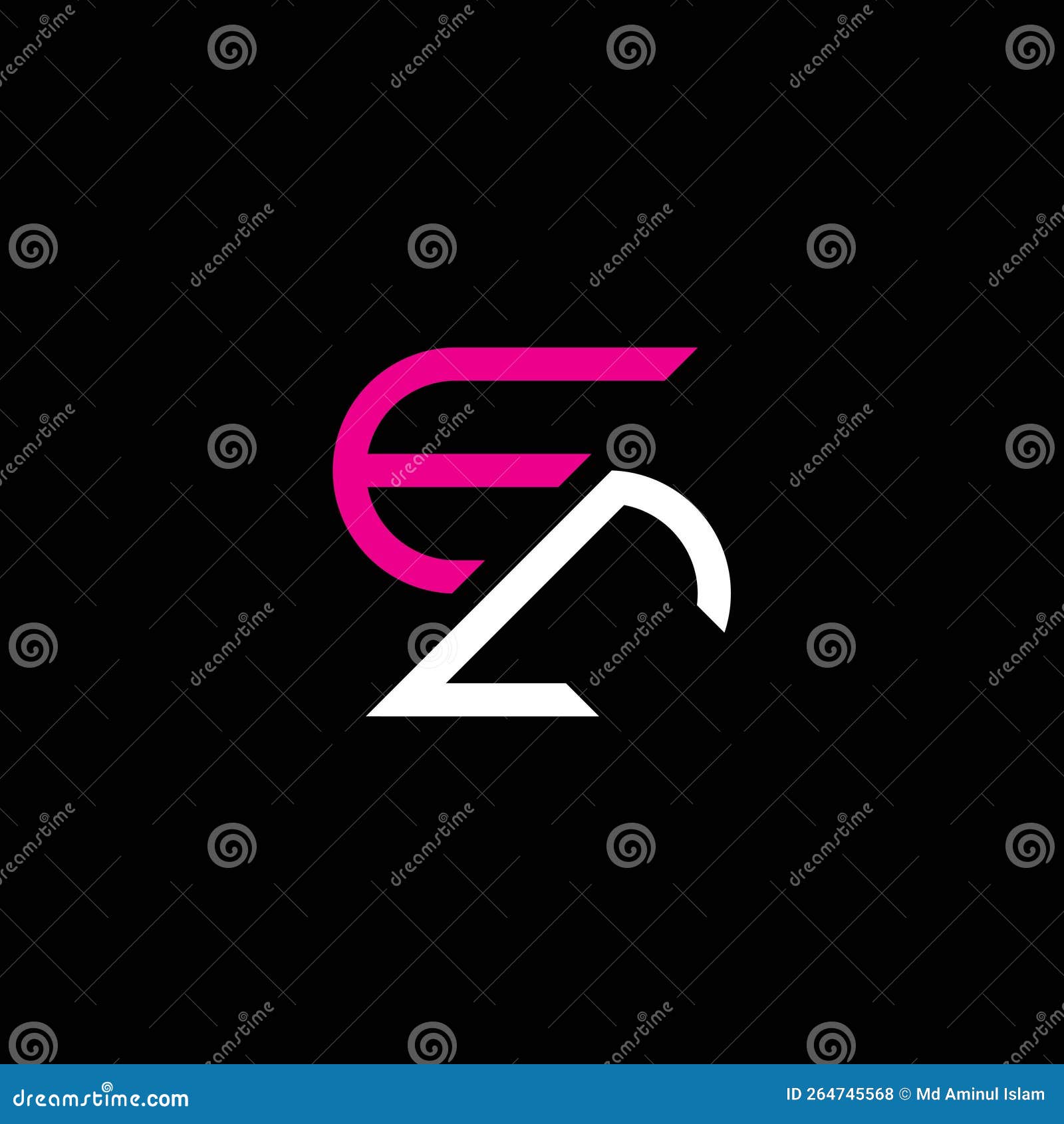 EC Letter Logo Creative Design with Vector Graphic, Stock Vector ...