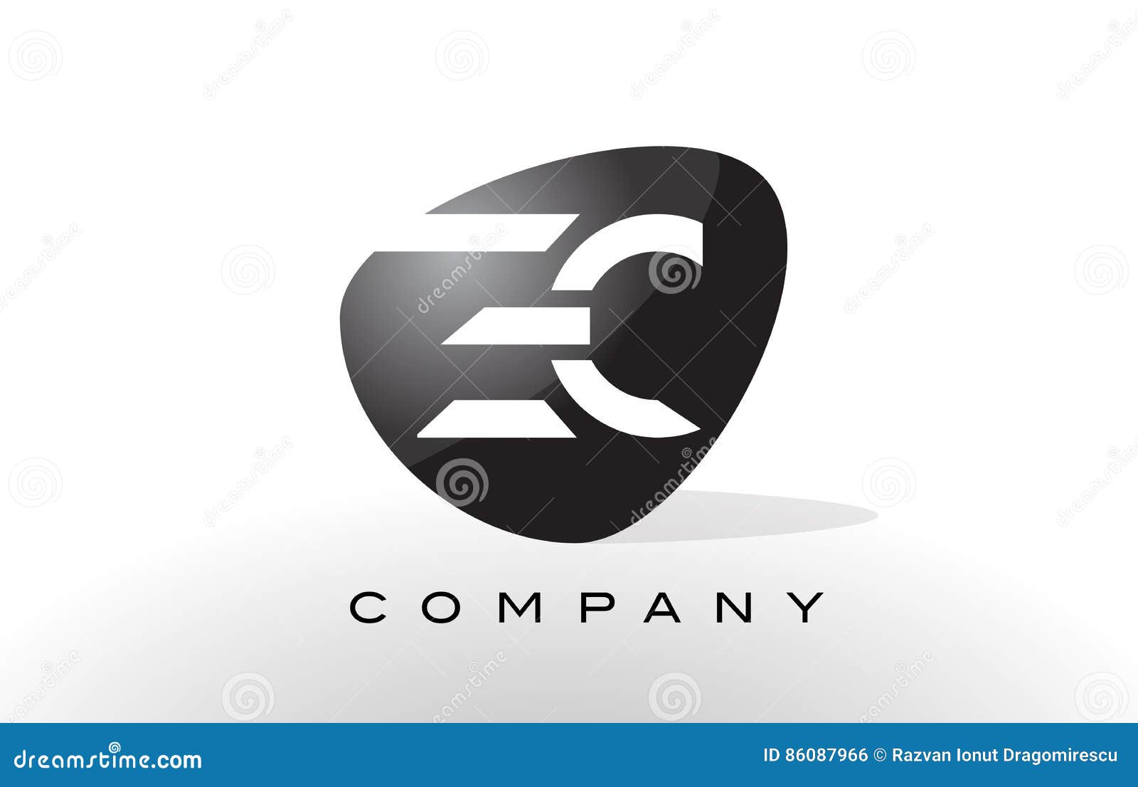 EC Logo. Letter Design Vector. Stock Vector - Illustration of corporate ...