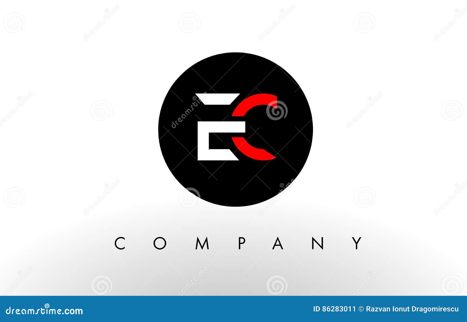 EC Logo. Letter Design Vector. Stock Vector - Illustration of company ...