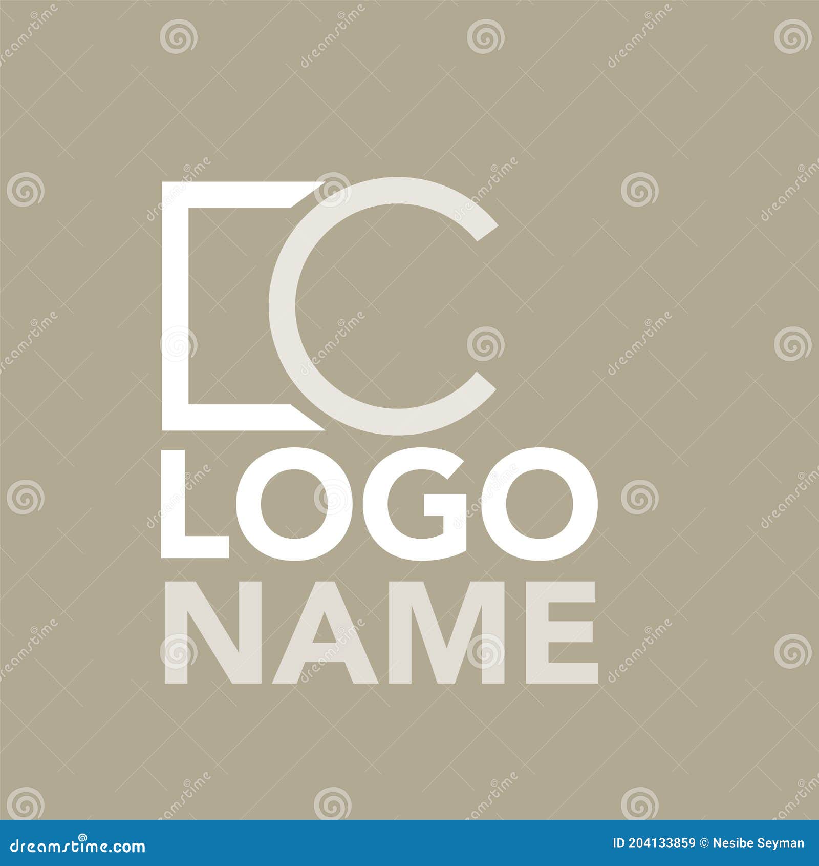 EC Logo Template, Illustration, White Background Stock Illustration ...