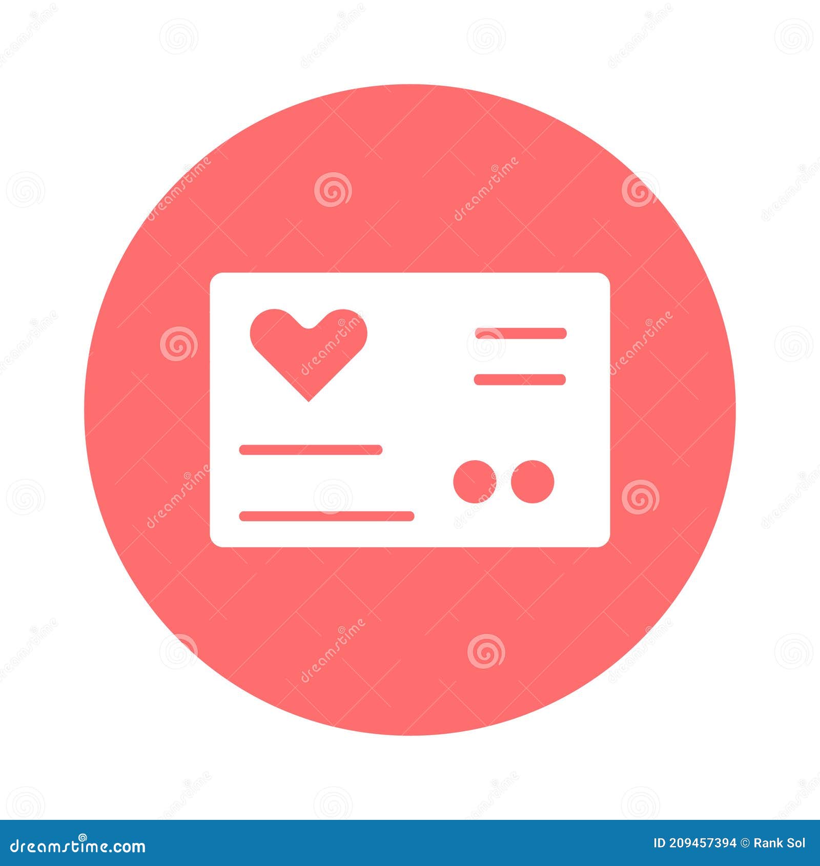 Ecard Isolated Vector Icon that Can Be Easily Modified or Edited Stock ...