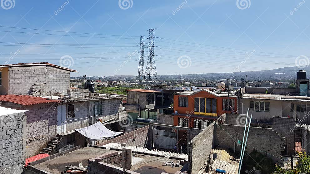 Ecatepec city editorial stock photo. Image of real, towers - 96200543