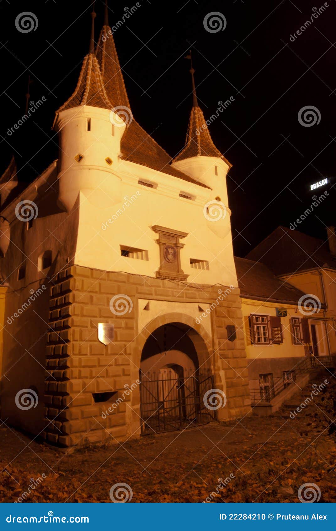 Ecaterina Gate in Brasov stock photo. Image of tower - 22284210