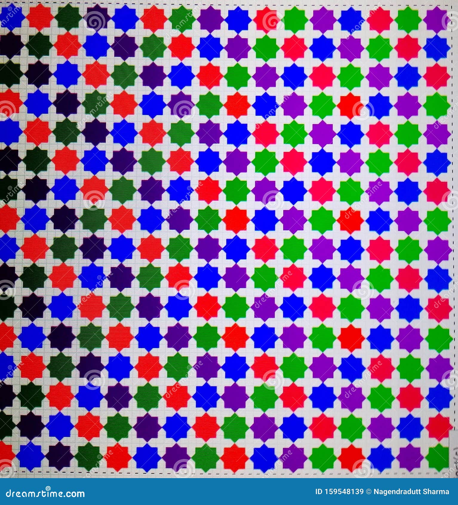 An Eccentric Attractive Digital Pattern of Colorful Squares and ...
