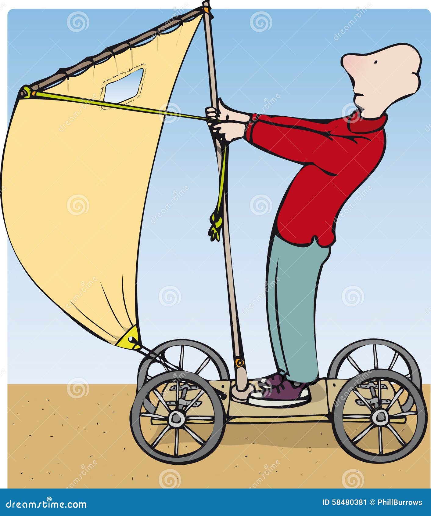 Eccentric Inventor Cartoon Vector | CartoonDealer.com #58480381