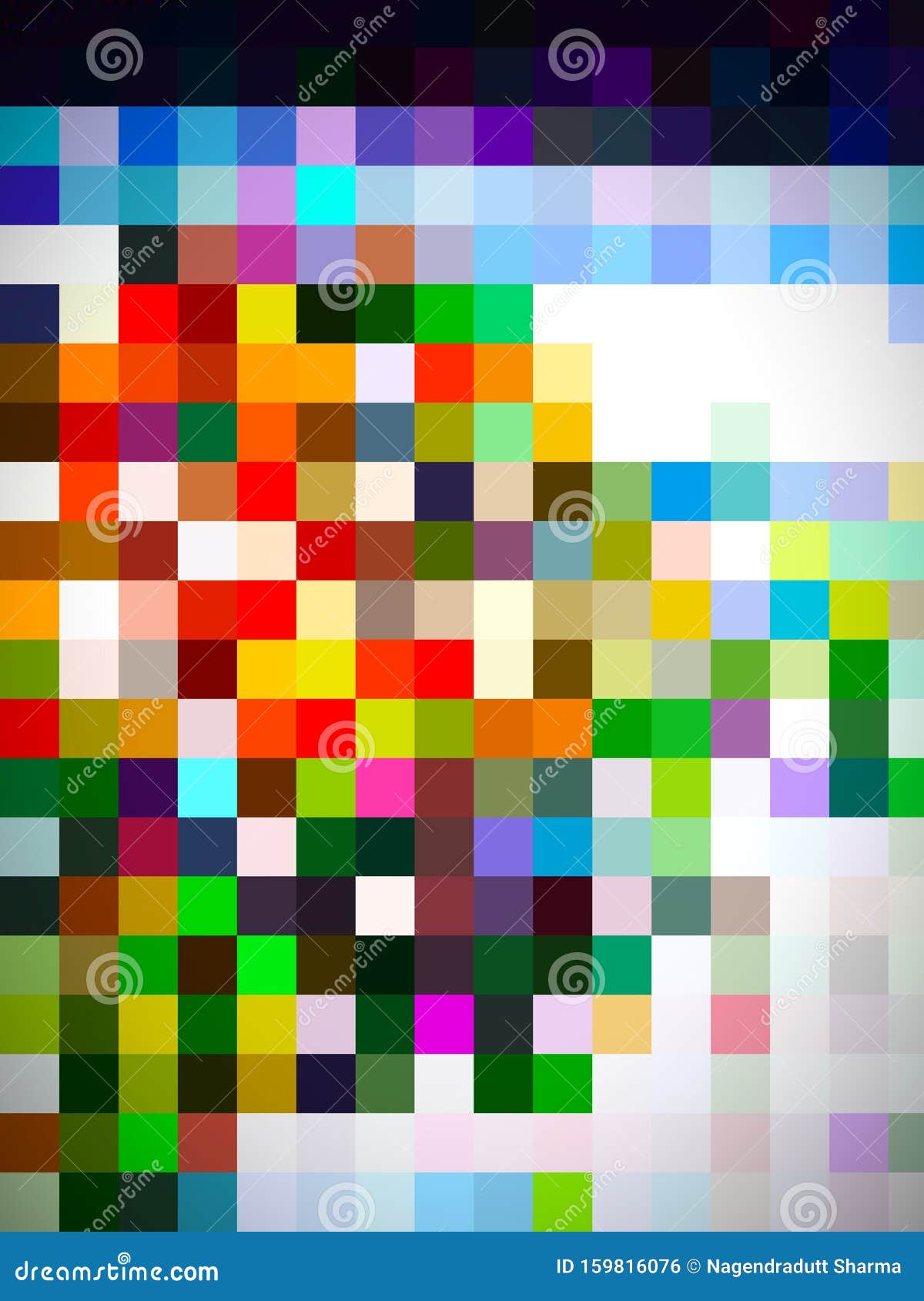 An Eccentric Lovesome Multi-color Graphical Pattern of Rectangles and ...
