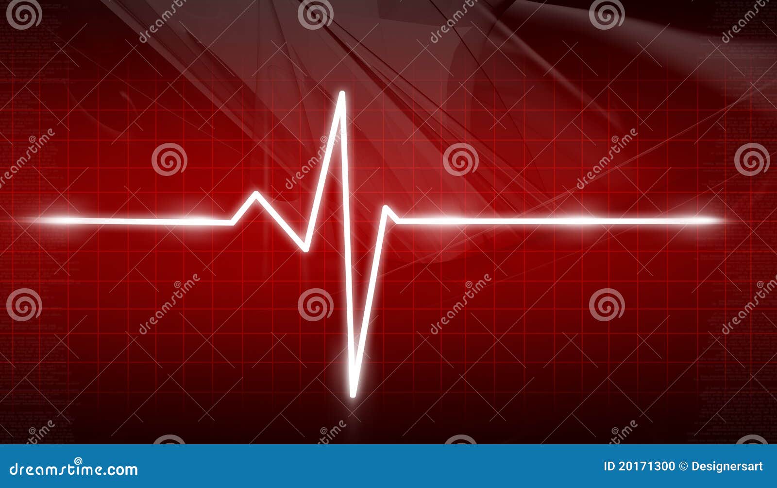 ECG Electrocardiogram stock illustration. Illustration of cardiogram ...