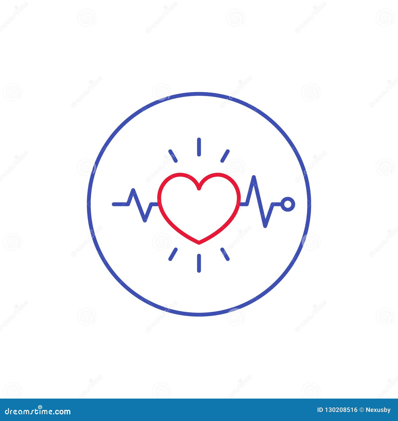 Ecg, Electrocardiography, Heart Diagnostic Icon Cartoon Vector ...