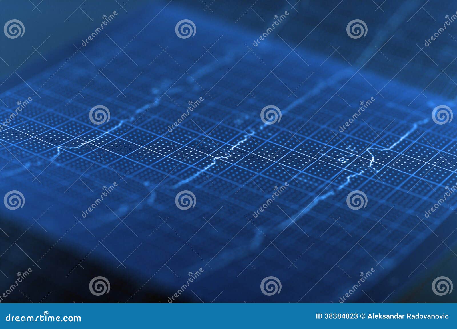 ECG-elektrokardiogram fotografering för bildbyråer. Bild av - 38384823