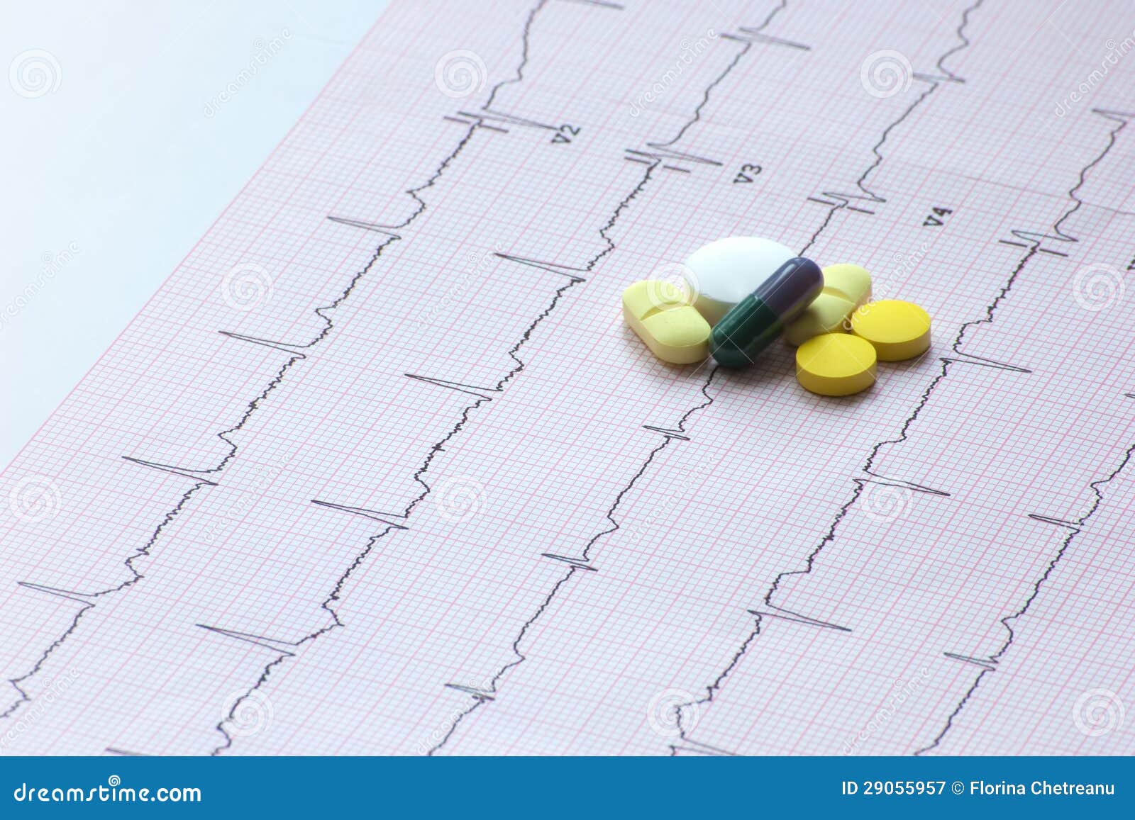 ECG Medication in Pill Form and Capsules Stock Image - Image of healthy ...