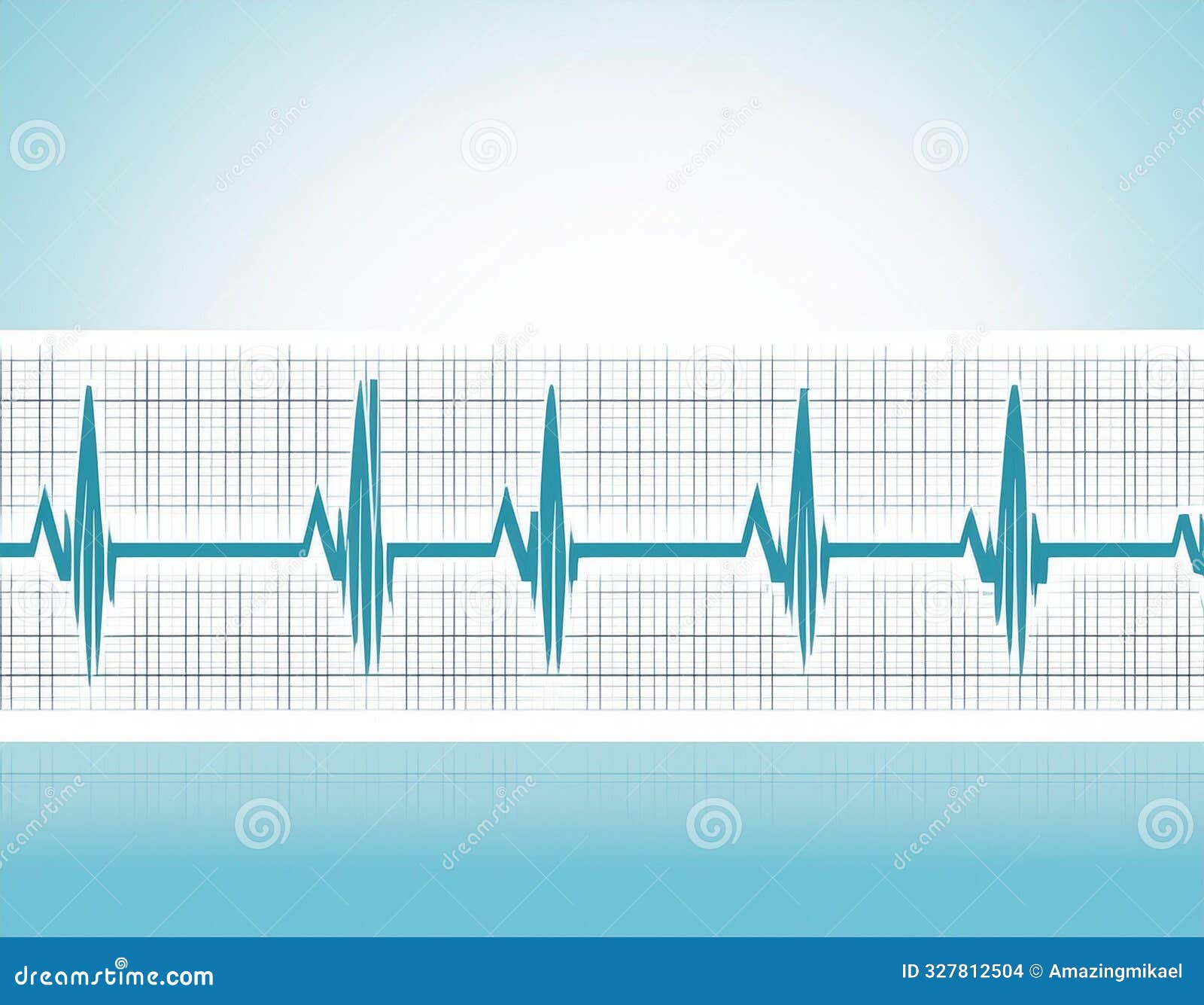 ECG and Pulse Wave Background Concept Stock Photo - Image of cardiology ...