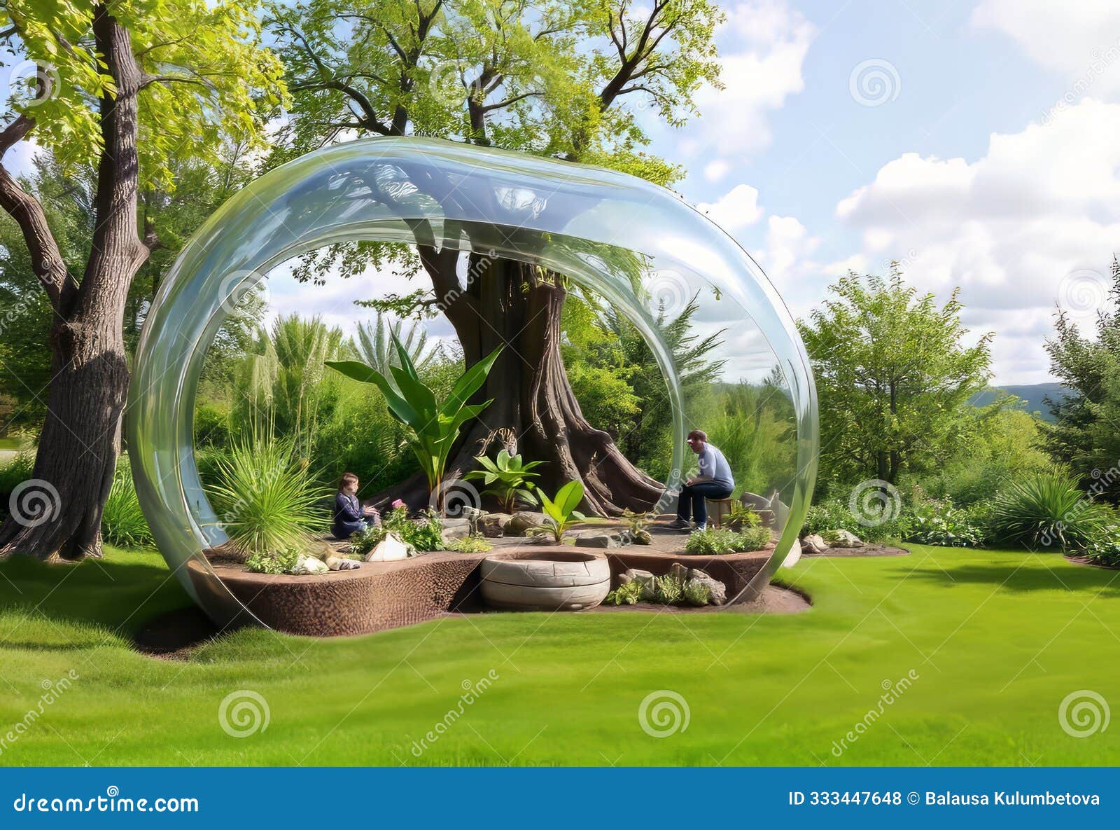 Echo Ecosystem Simulates Different Ecosystems within I Stock Photo ...