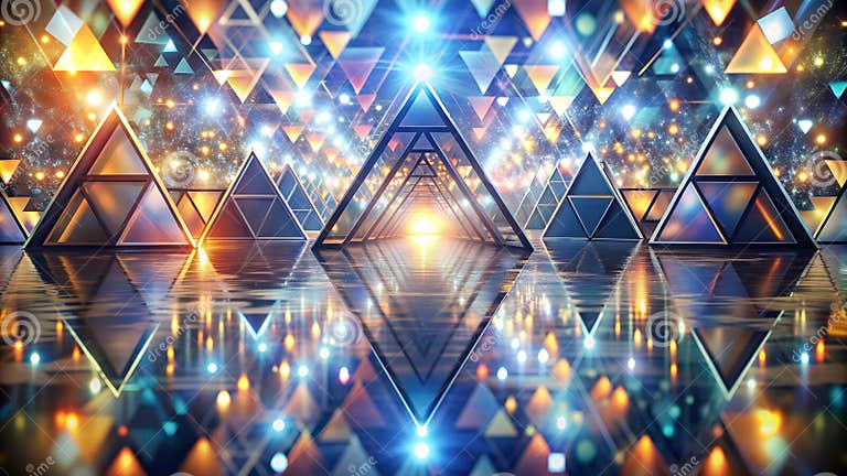 Echoes of Light: Triangles and Circles Reflecting the Infinite ...