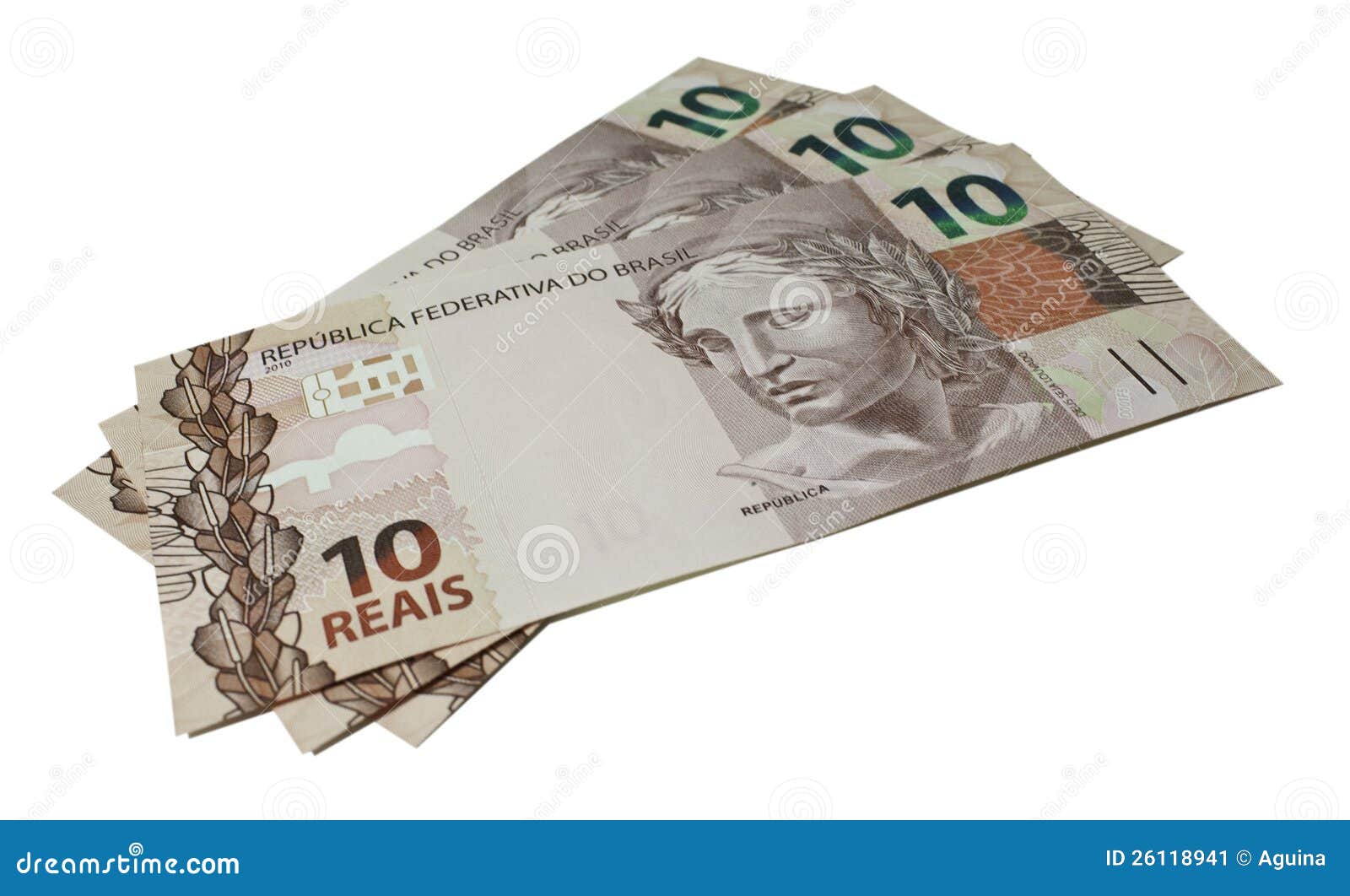 Echt Geld - - Brazilië (10 Reais) Stock Afbeelding - Image of reis ...