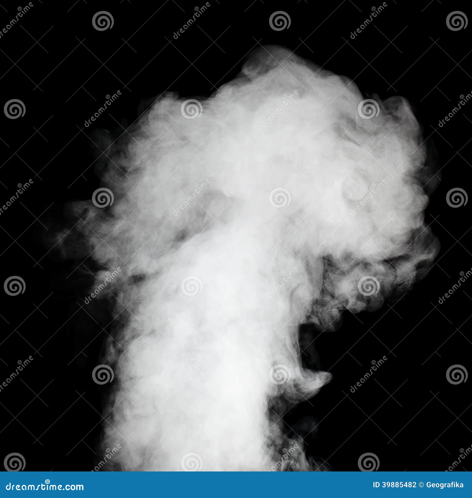 Echte Stoom Op Zwarte Achtergrond. Stock Foto - Image of lucht, welke ...