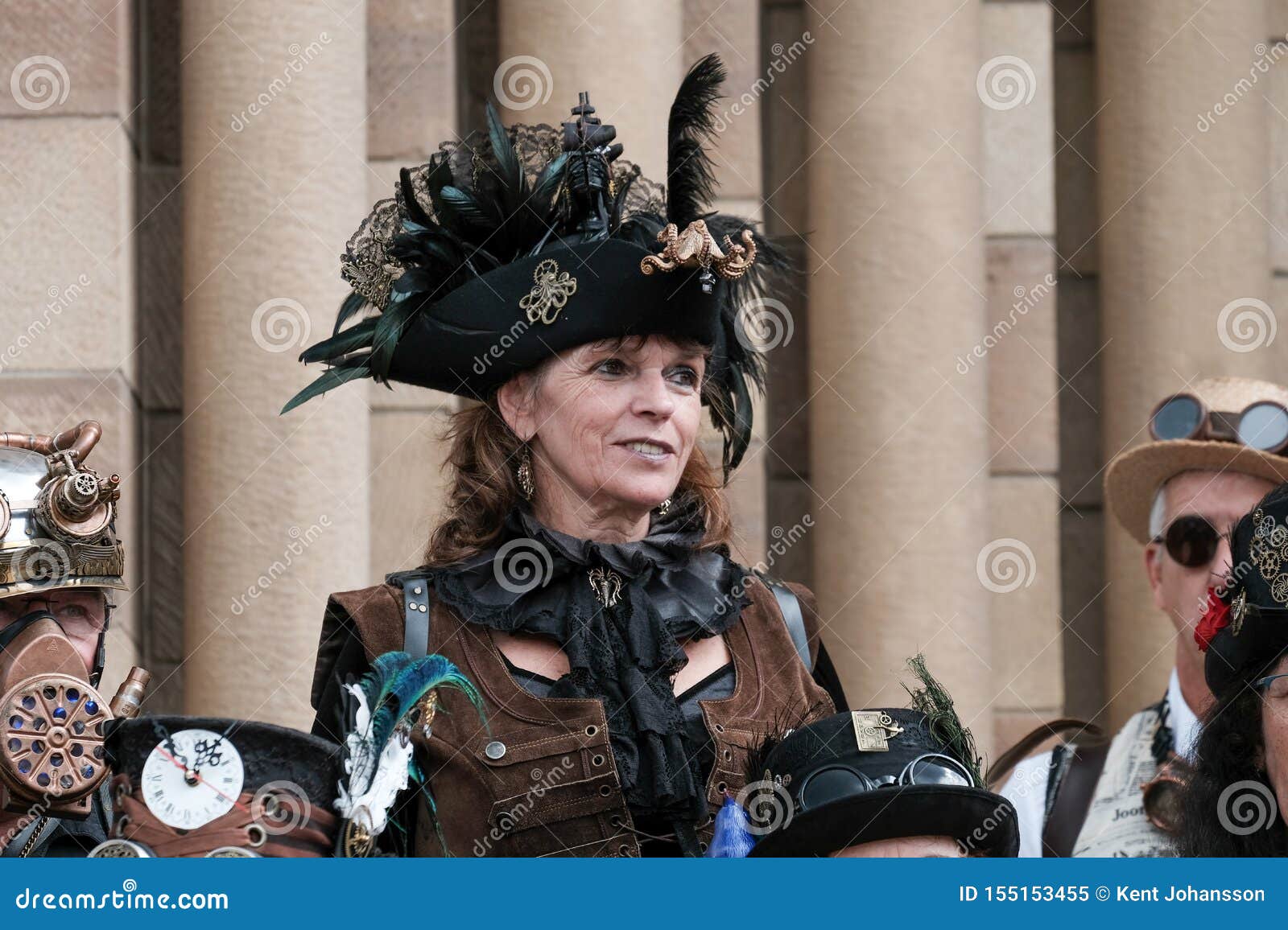 Steampunk Convention One Woman Editorial Image - Image of engineering ...