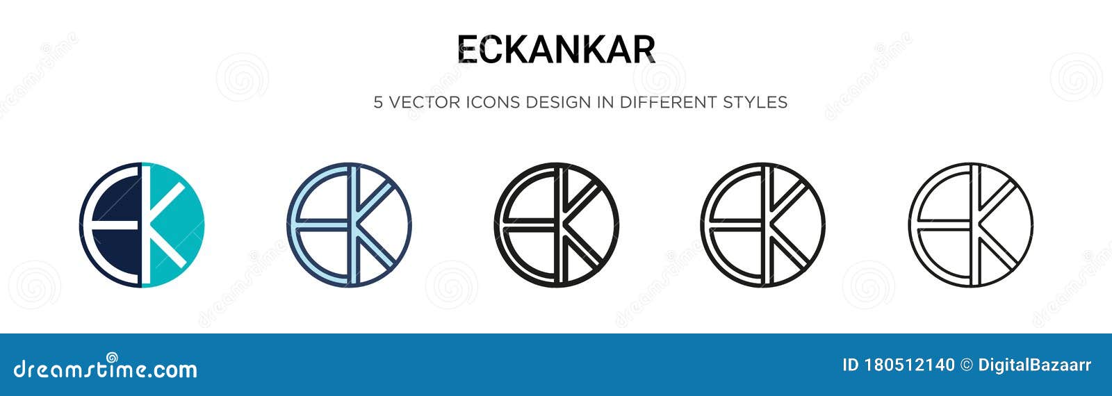 Eckankar Icon in Filled, Thin Line, Outline and Stroke Style. Vector ...