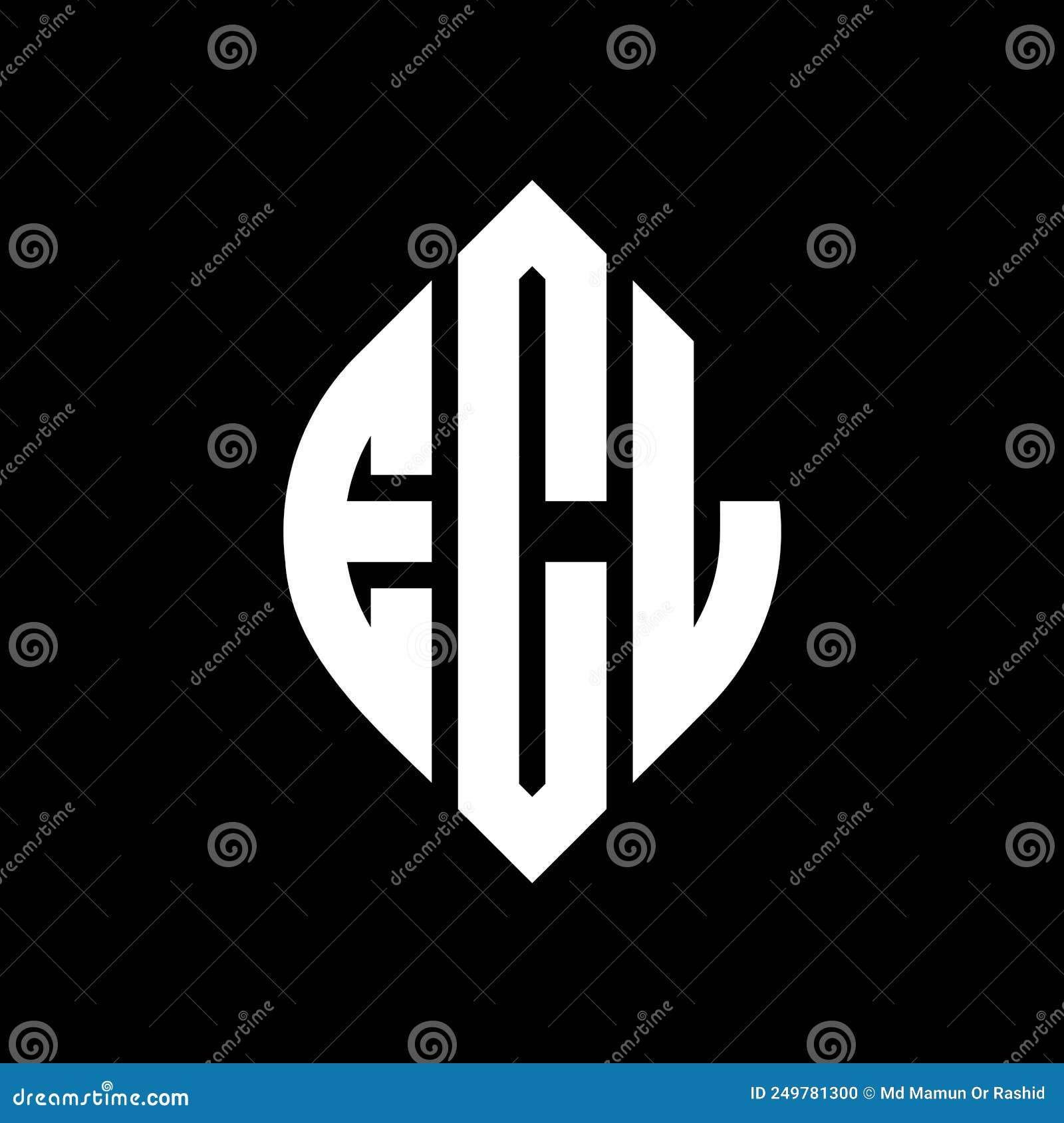 ECL Circle Letter Logo Design With Circle And Ellipse Shape. ECL ...
