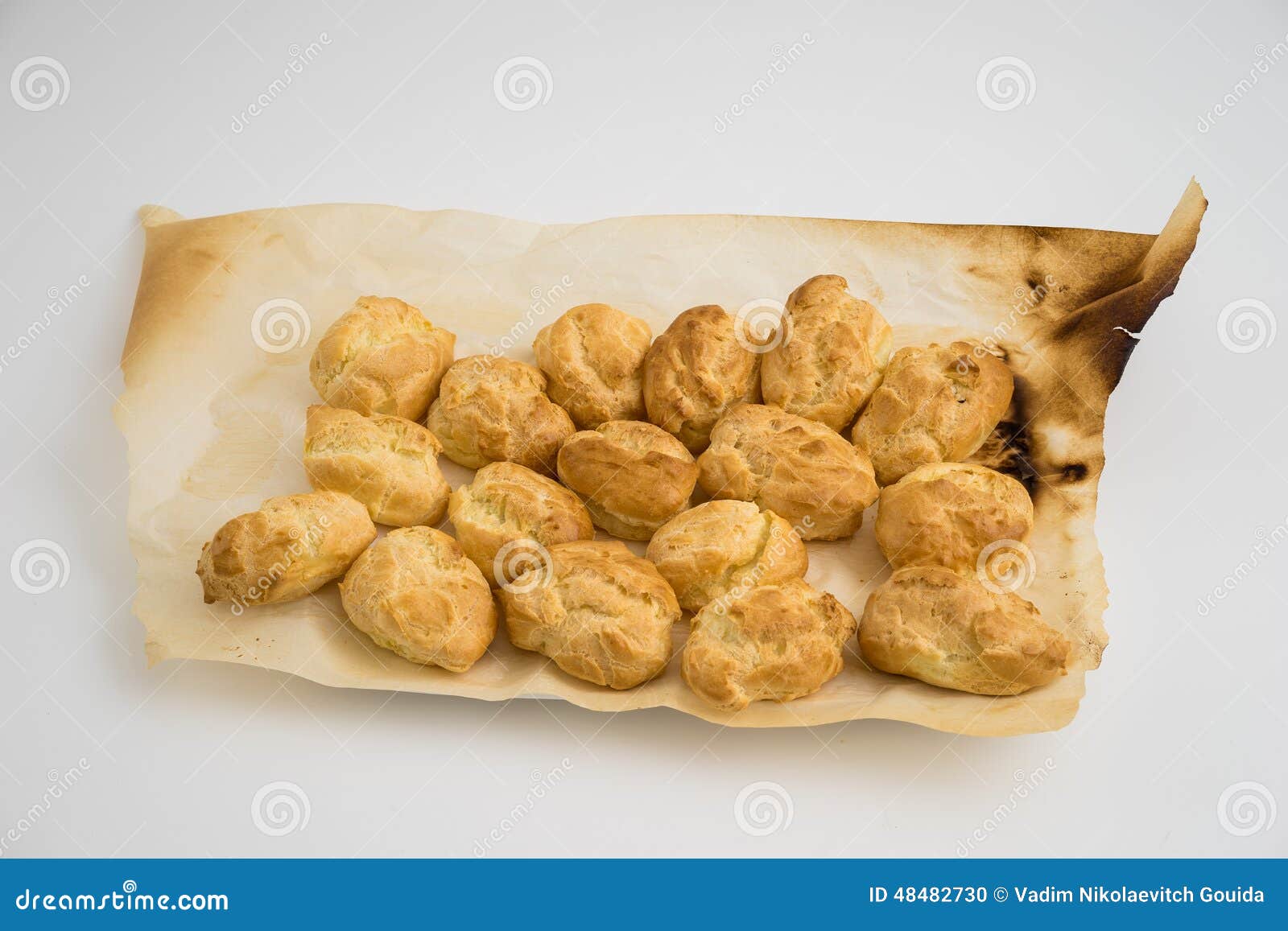 Eclair baking stock photo. Image of eclair, paper, based - 48482730