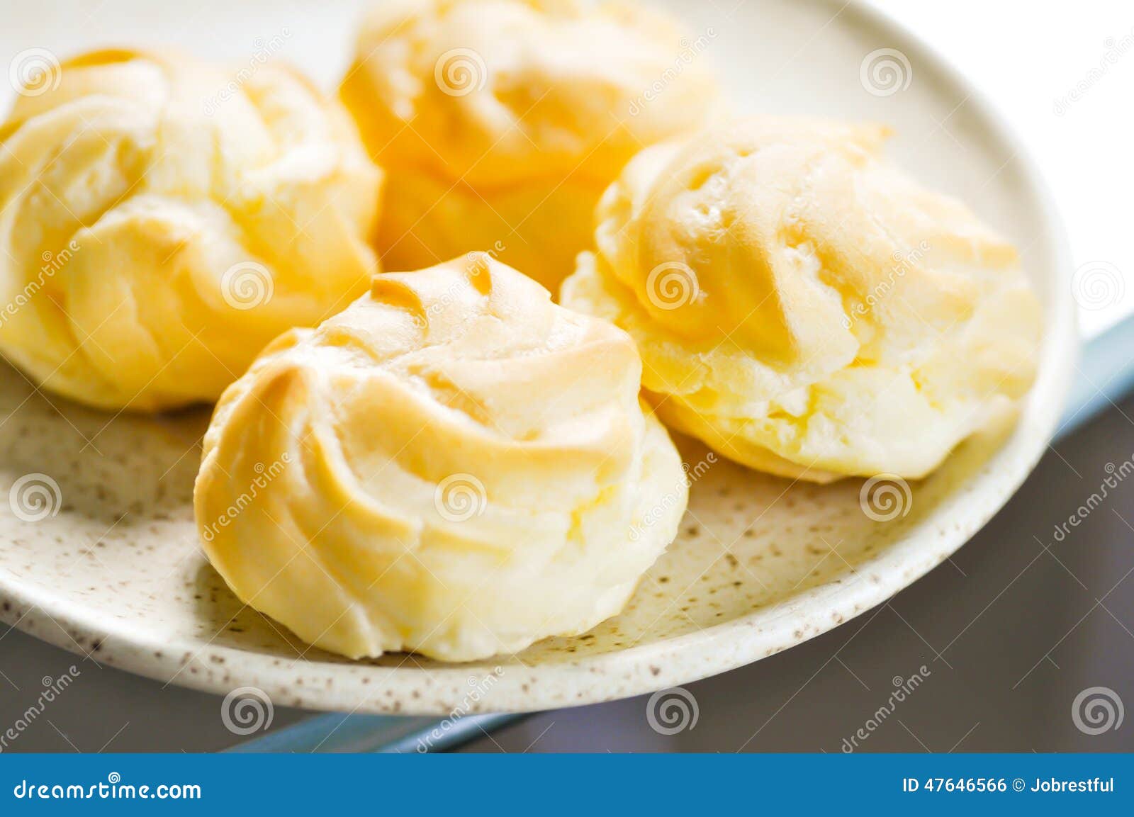 Eclair,choux Cream, Choux Pastry Stock Photo - Image of nutrition ...