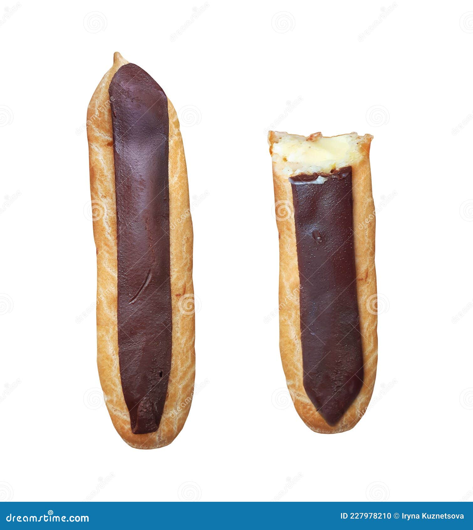 Eclairs On White Backgroung Royalty-Free Stock Photo | CartoonDealer ...